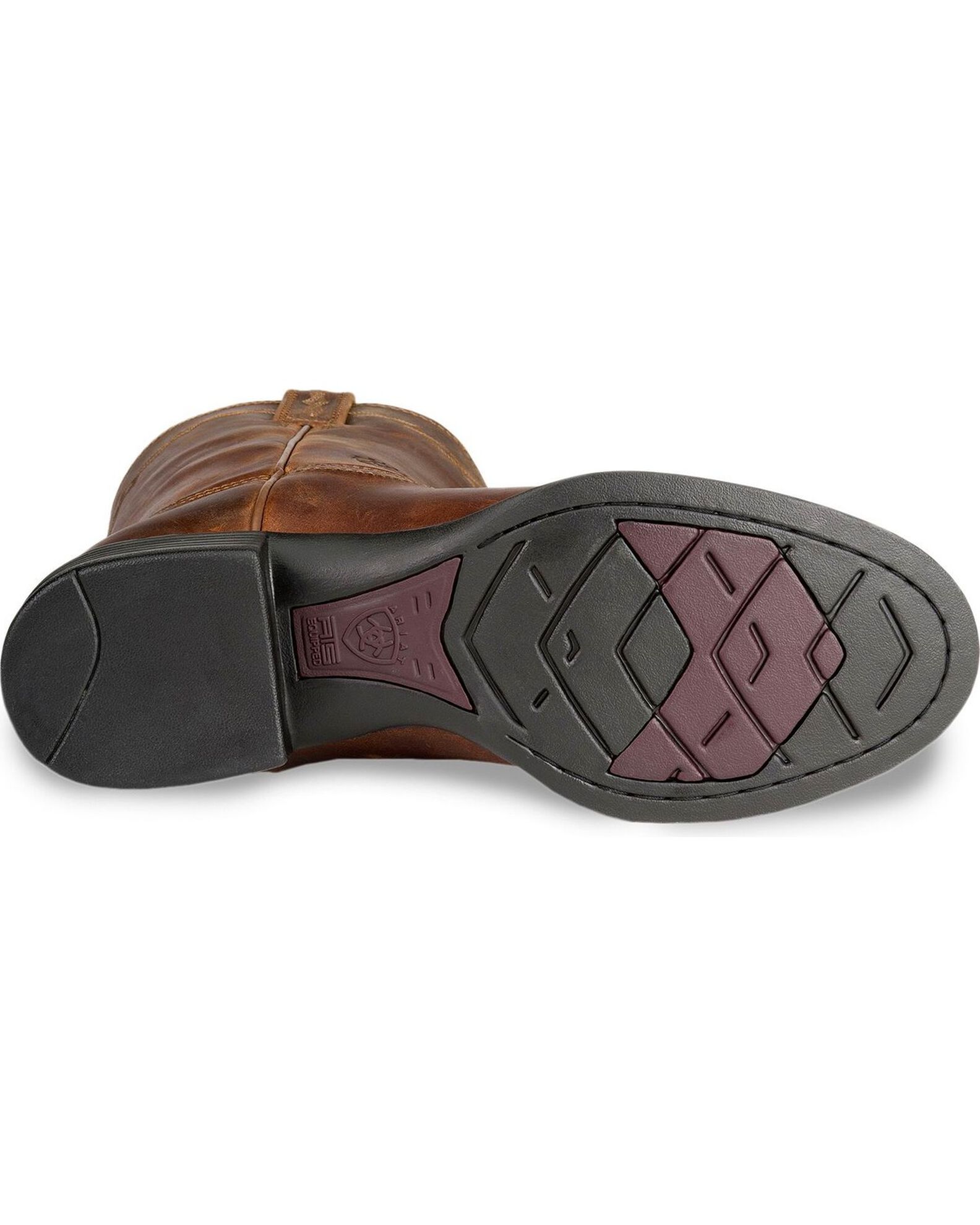 Ariat Men's Heritage Roper Western Boots - Round Toe, Distressed