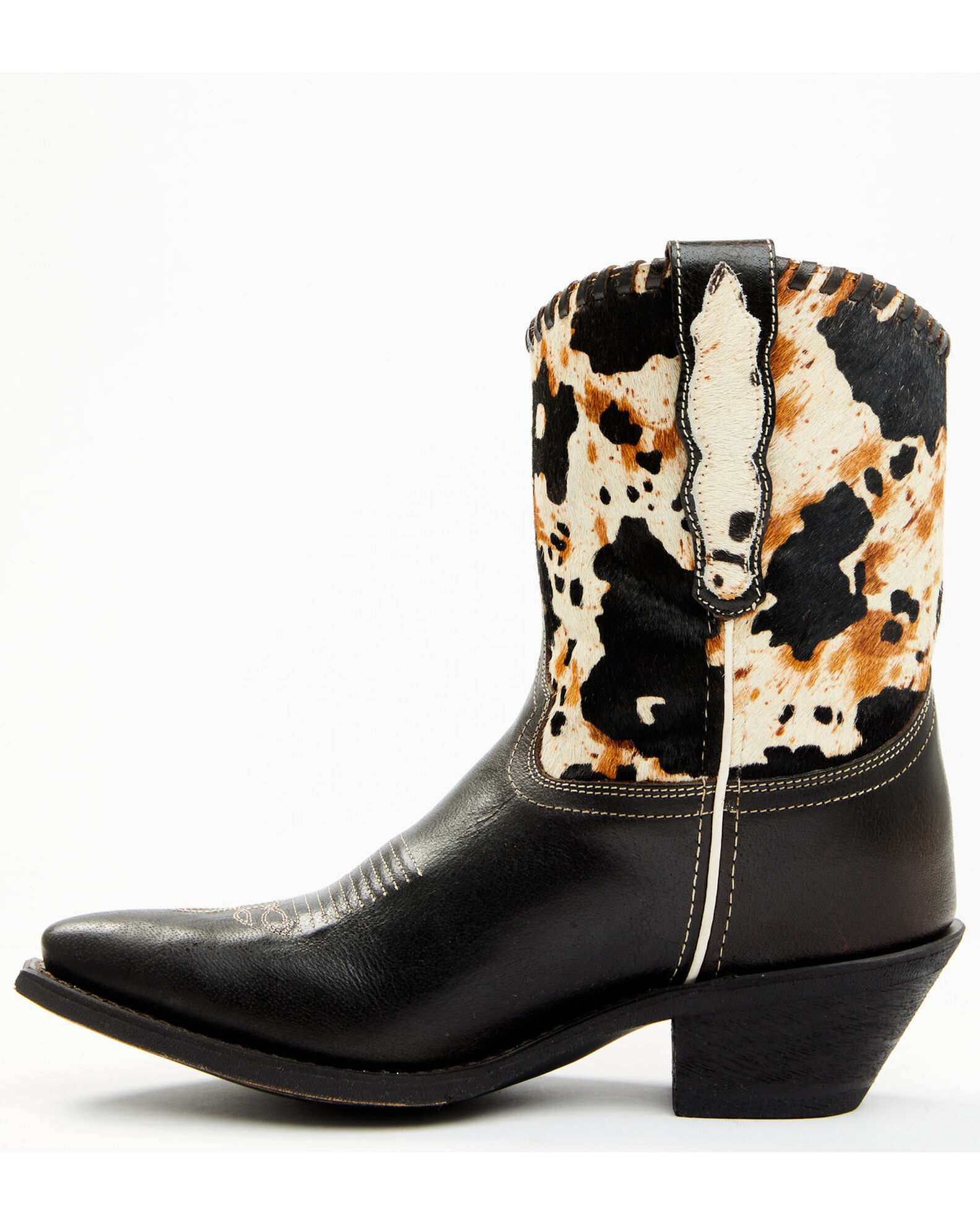 Laredo Women's Carleigh Hair On Hide Western Fashion Booties - Snip Toe ...
