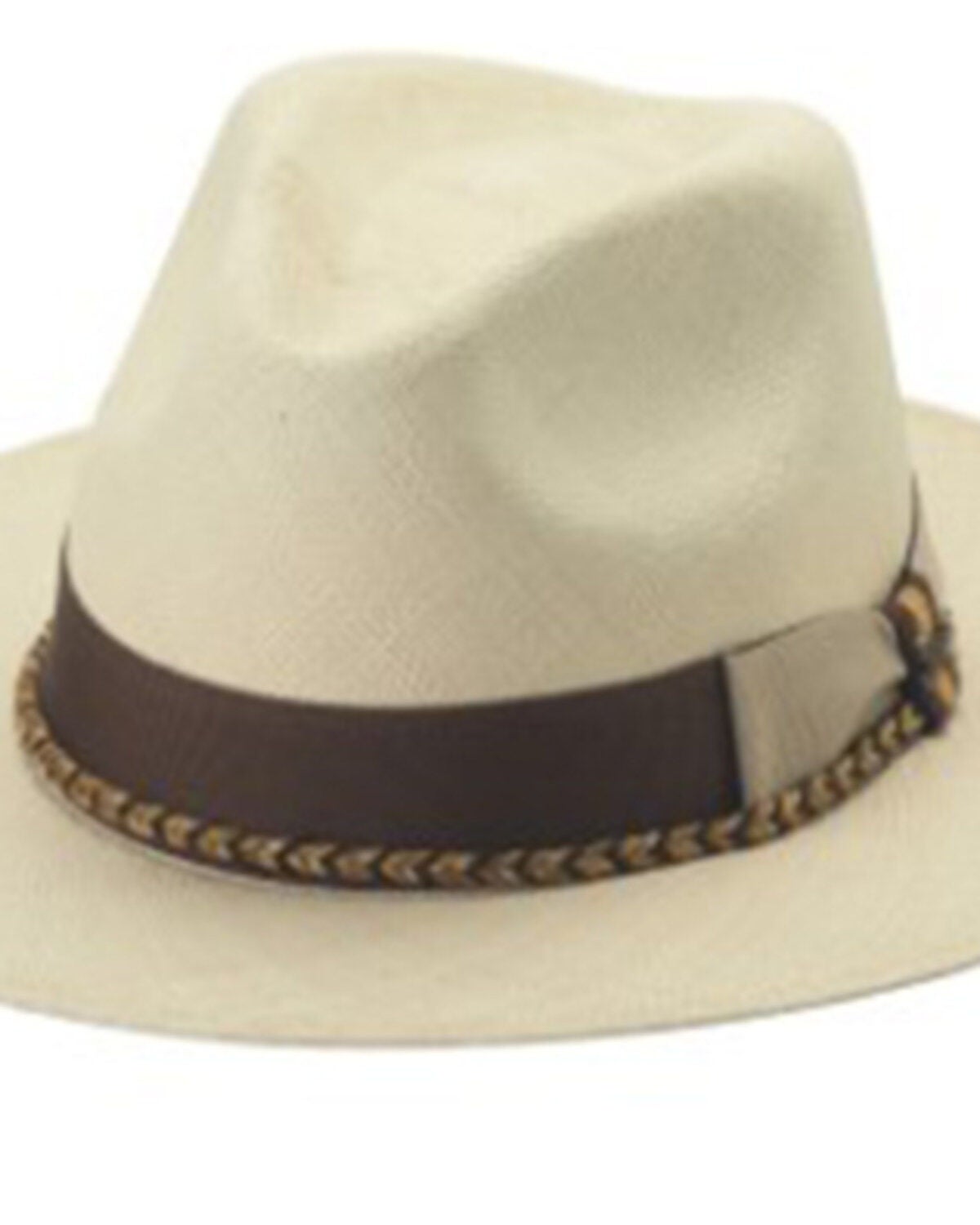 Product Name: Bullhide Natural Summerville Panama Fedora Straw Hat