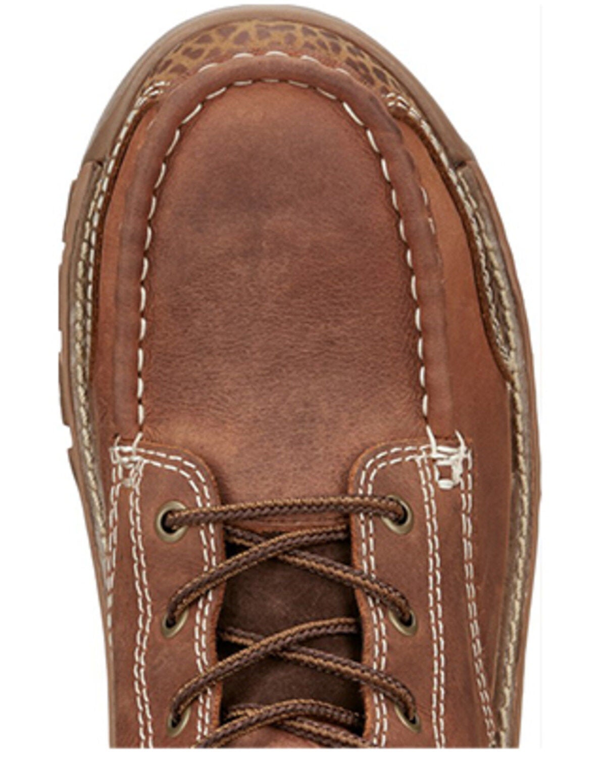 Justin Men's 5" Corbett Lace-Up Moc Waterproof Work Boots - Alloy Toe ...