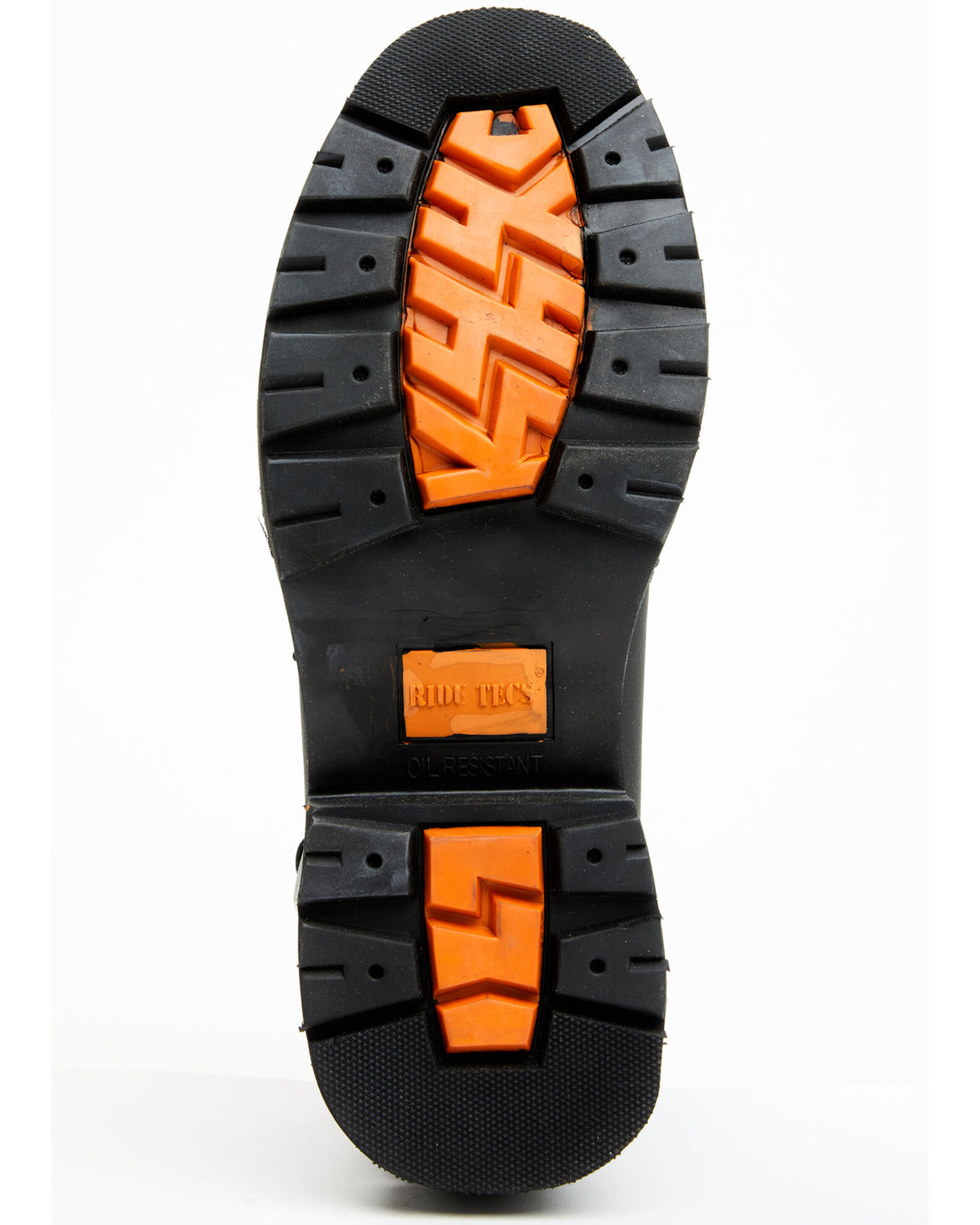 Ad Tec Women's 6" Lace Zipper Biker Boots - Soft Toe, Black