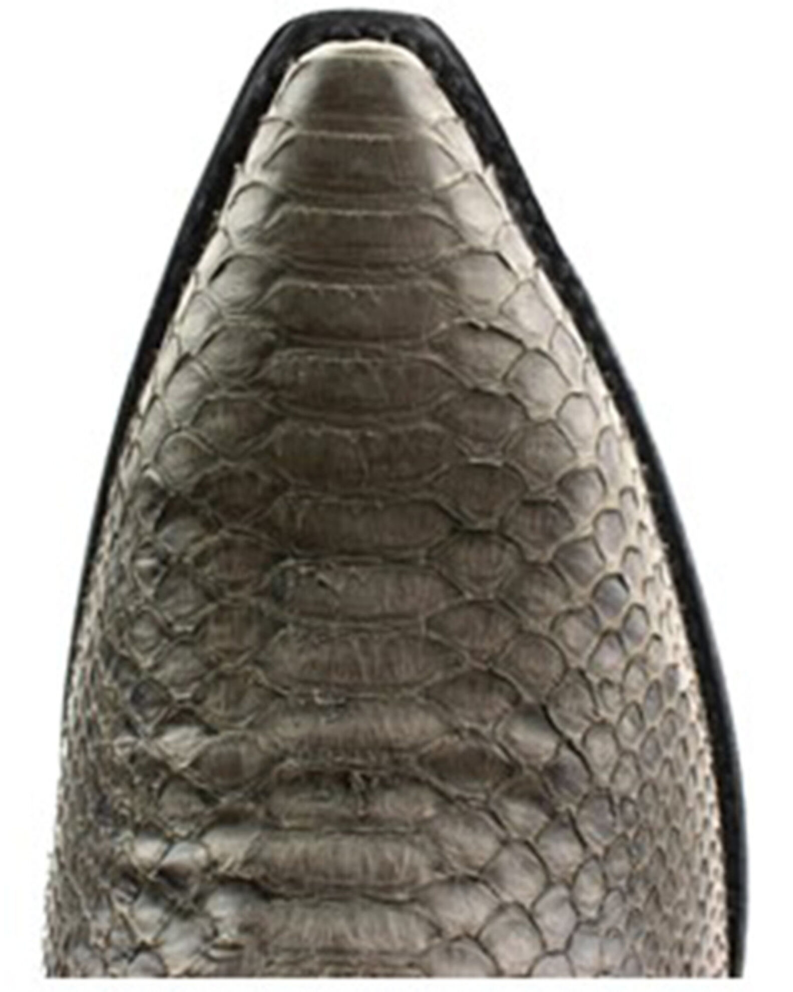 Dan Post Mens Exotic Python Western Boots Snip Toe Grey