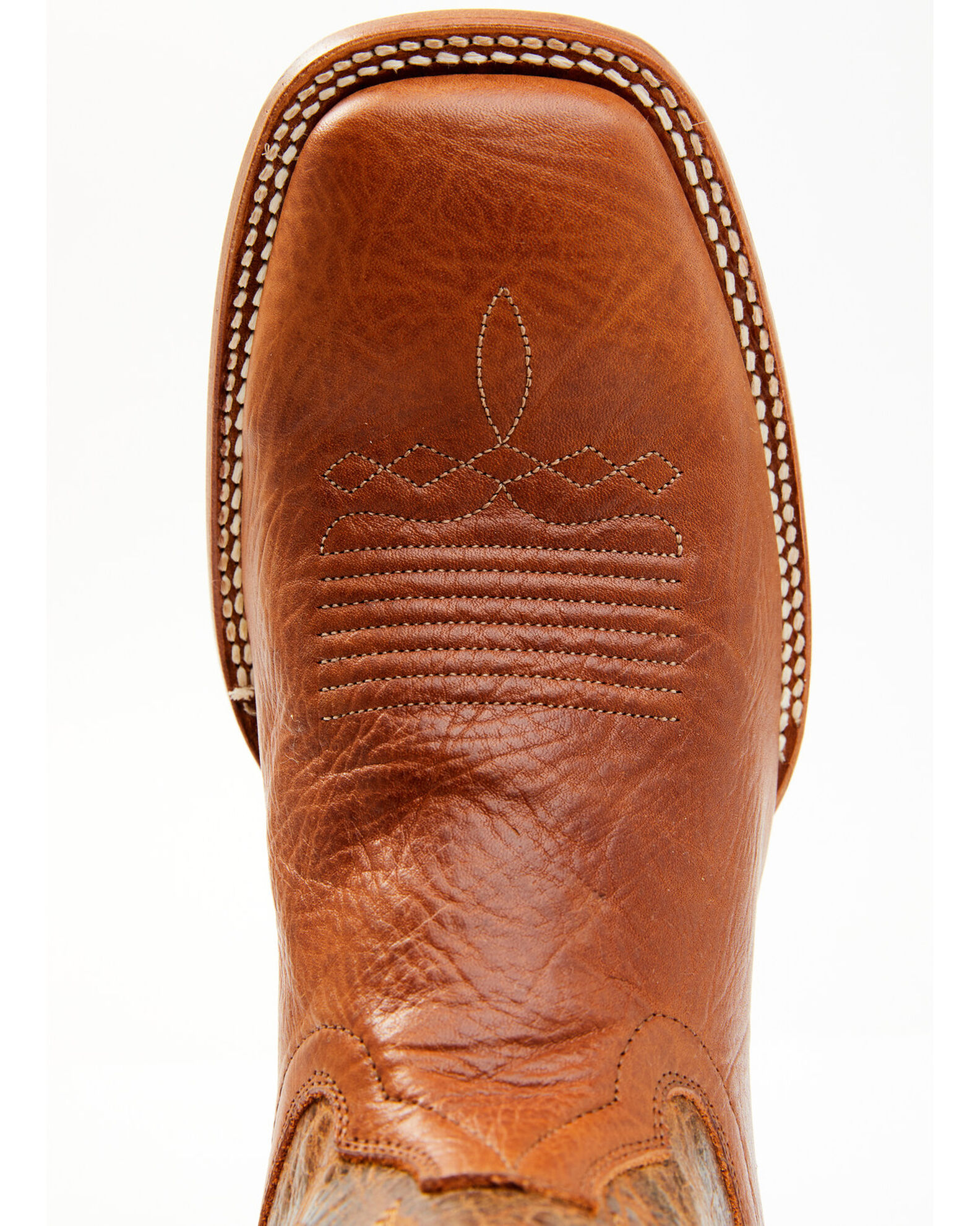 Cody James Mens Wade Western Boots Broad Square Toe Brown