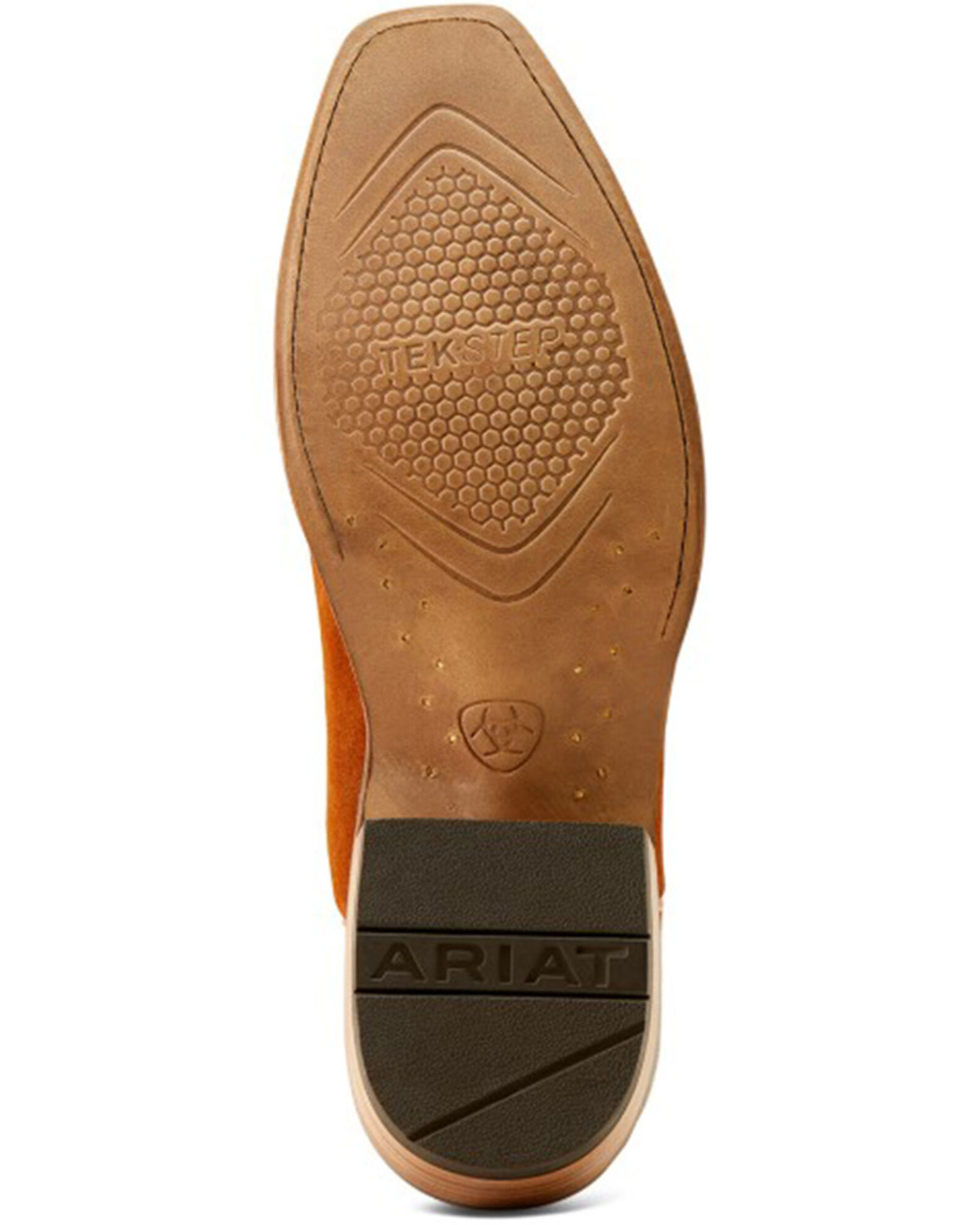 Ariat Mens Futurity Rider Roughout Western Boots Square Toe Brown