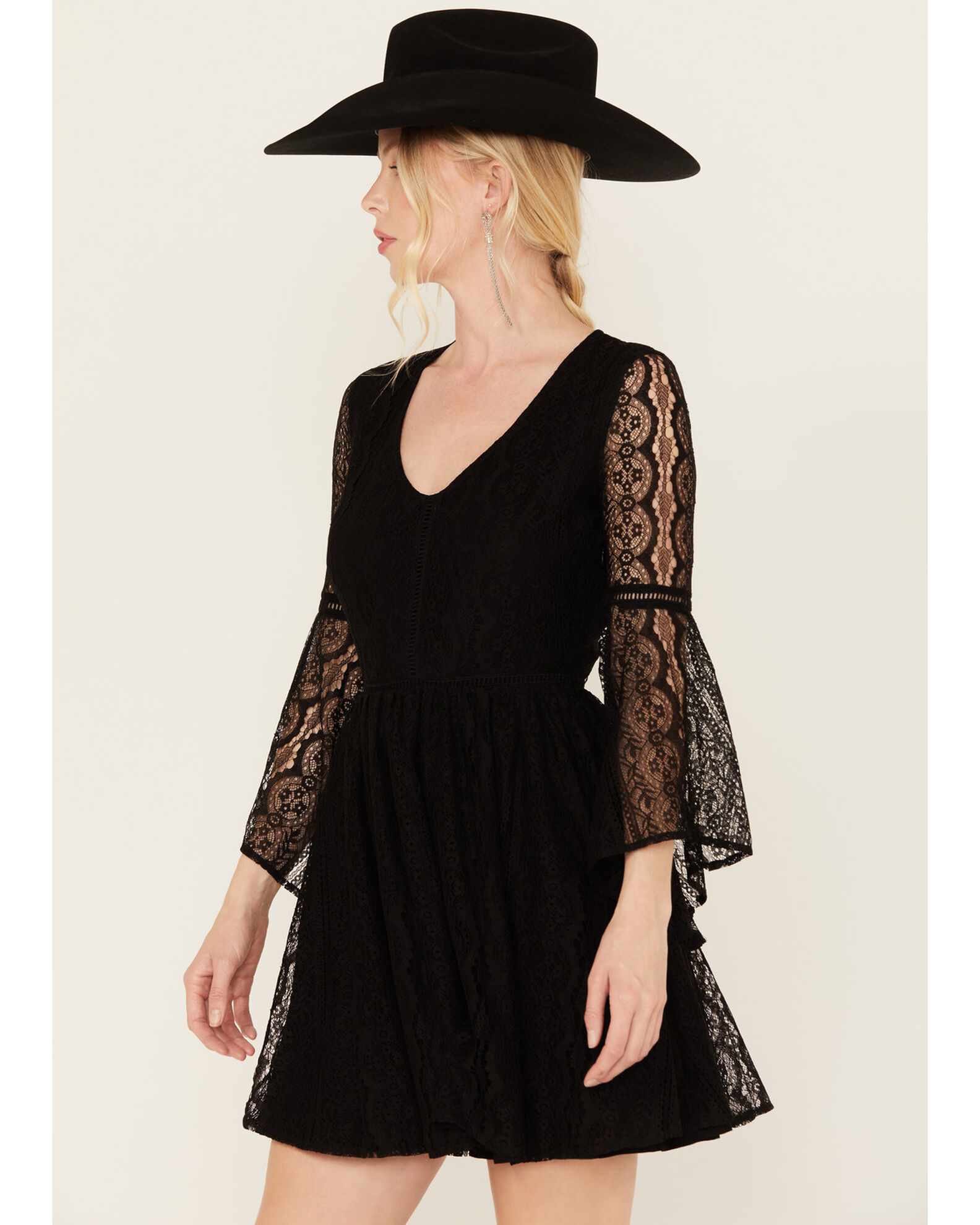Shyanne Women's Lace Dress, Black Shyanne Women's Lace Dress, Black
