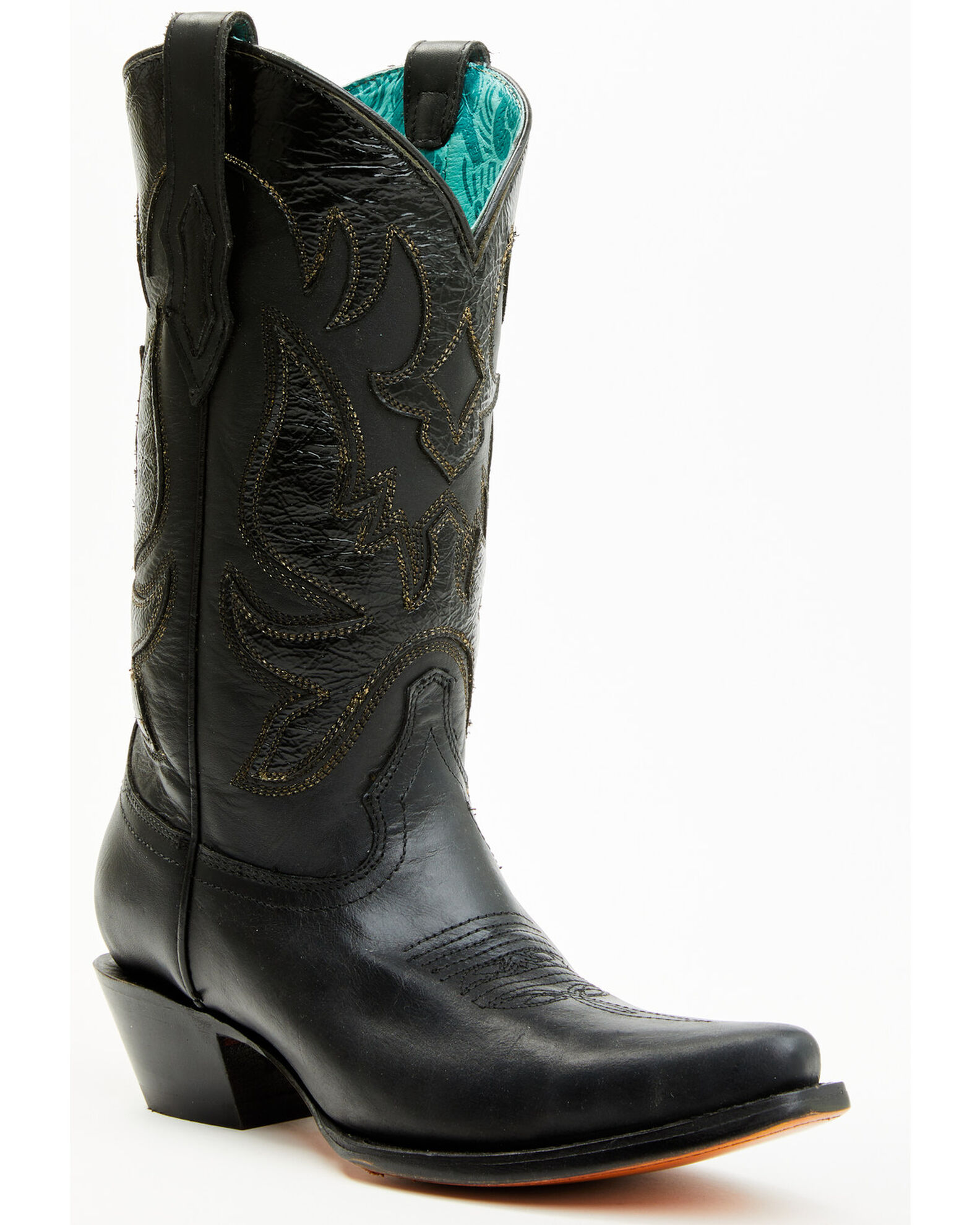 Corral Women's Overlay Western Boots - Snip Toe, Black