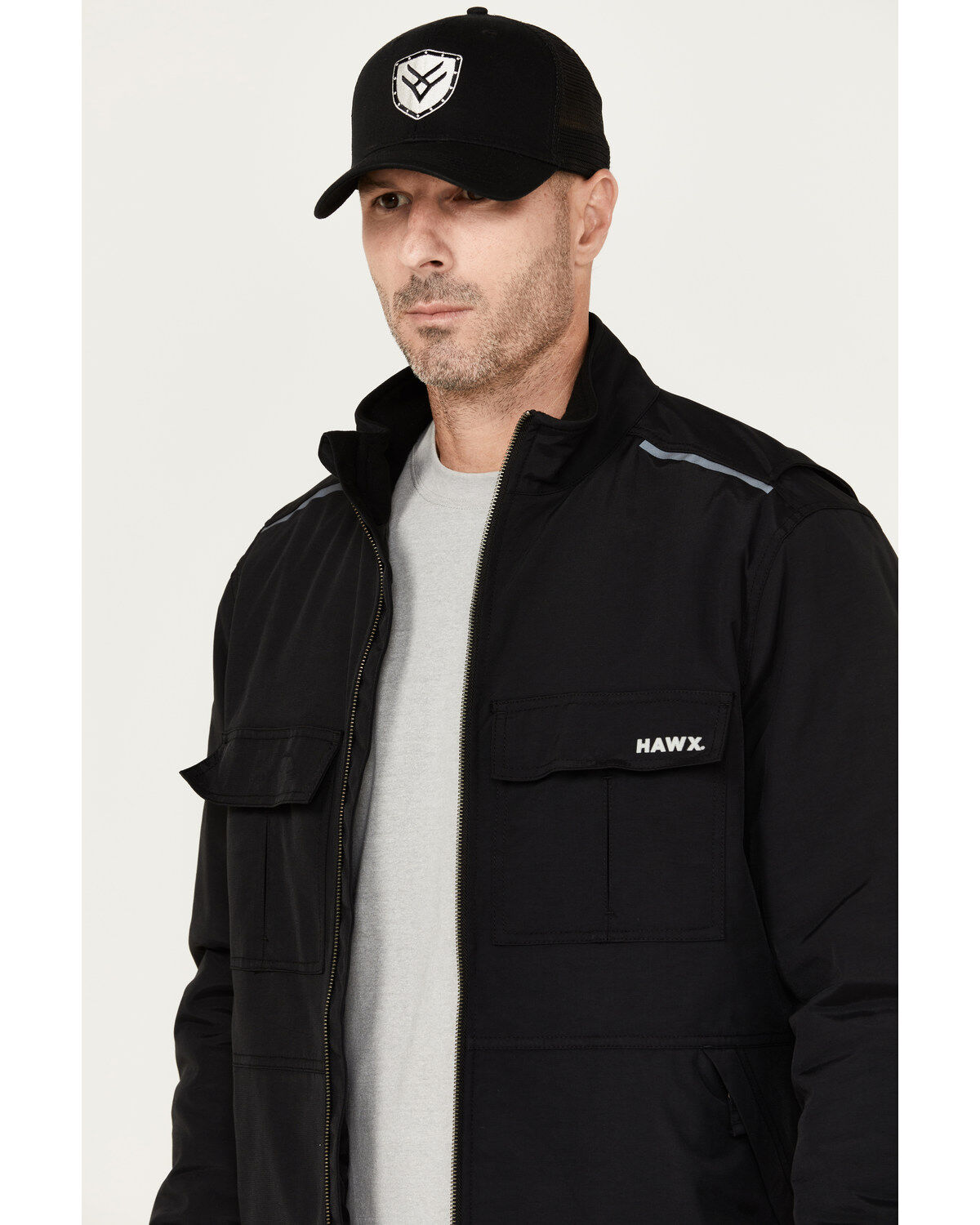 Hawx Men's Extreme Cold Work Jacket, Black