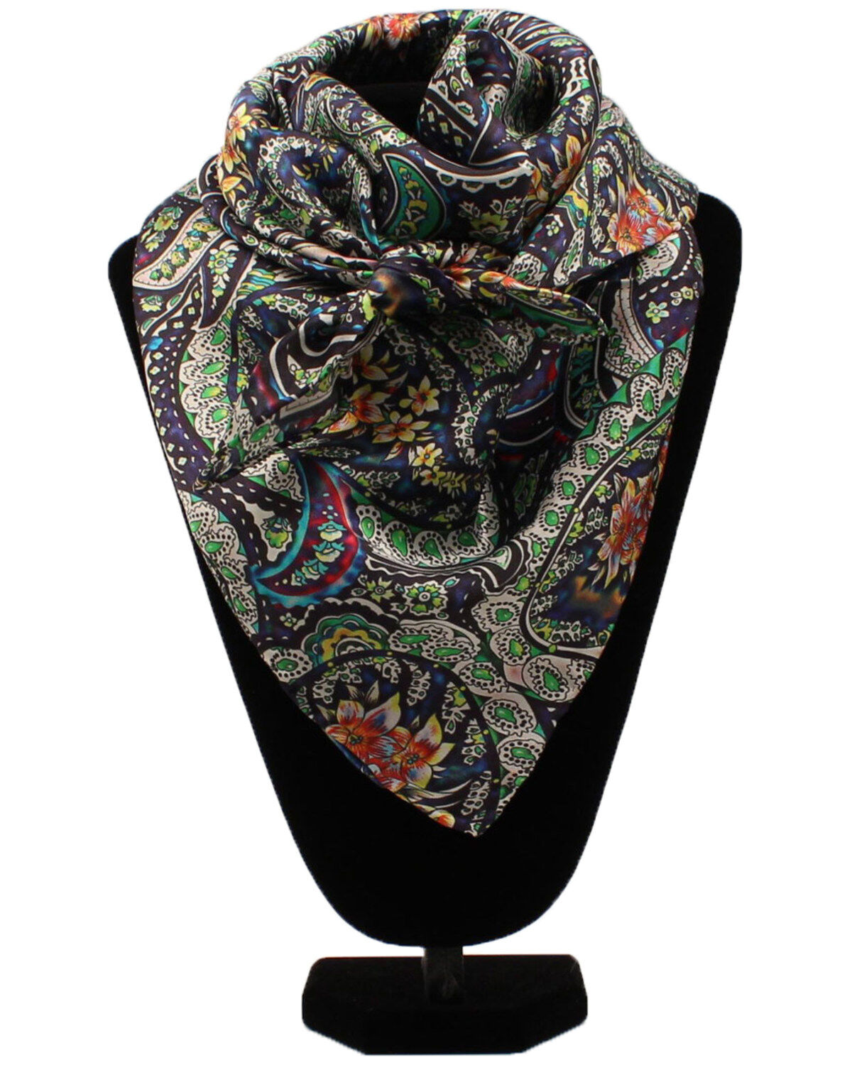 M&F Western Women's Floral Wild Rag Scarf, Multi