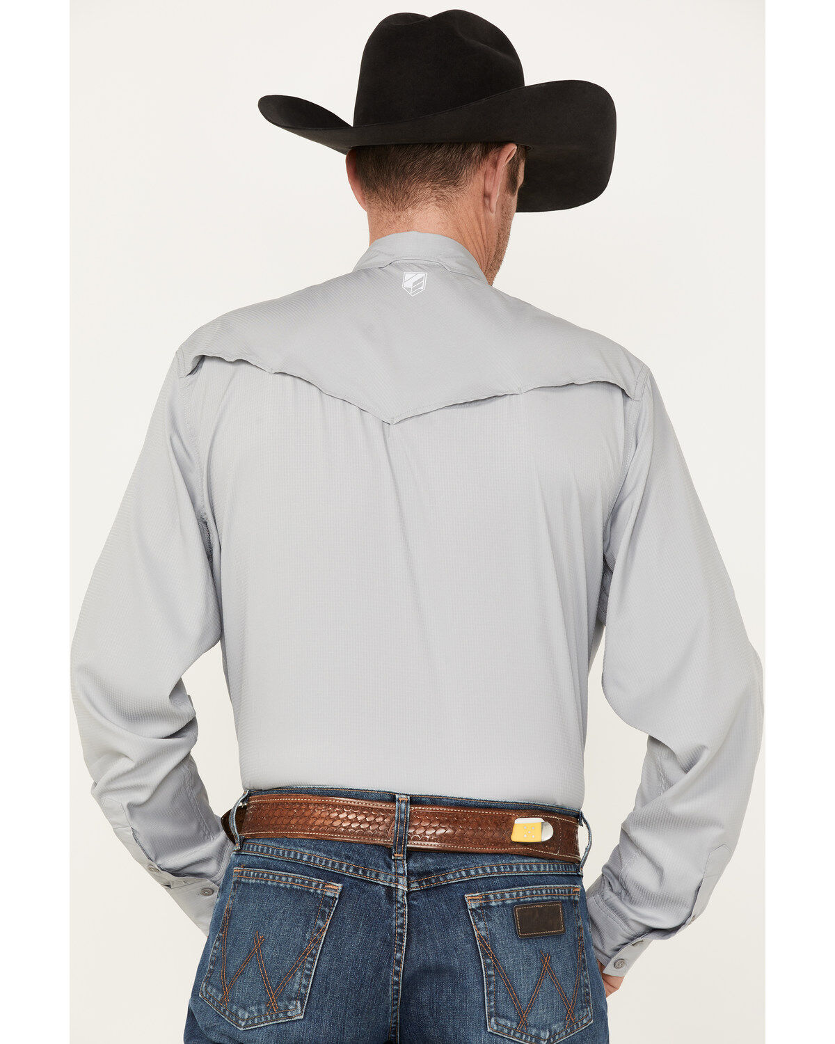 RANK 45® Men's Roughie Performance Long Sleeve Western Button-Down ...