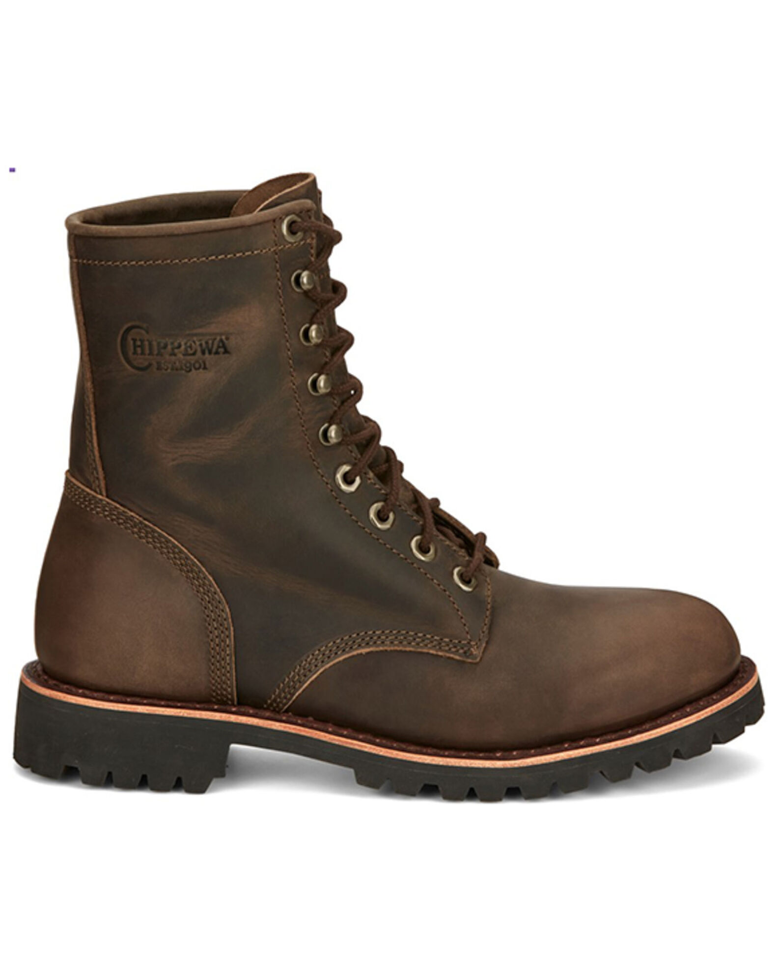 Product Name: Chippewa Men's Wood Classic 2.0 8" Lace-Up Soft Work ...