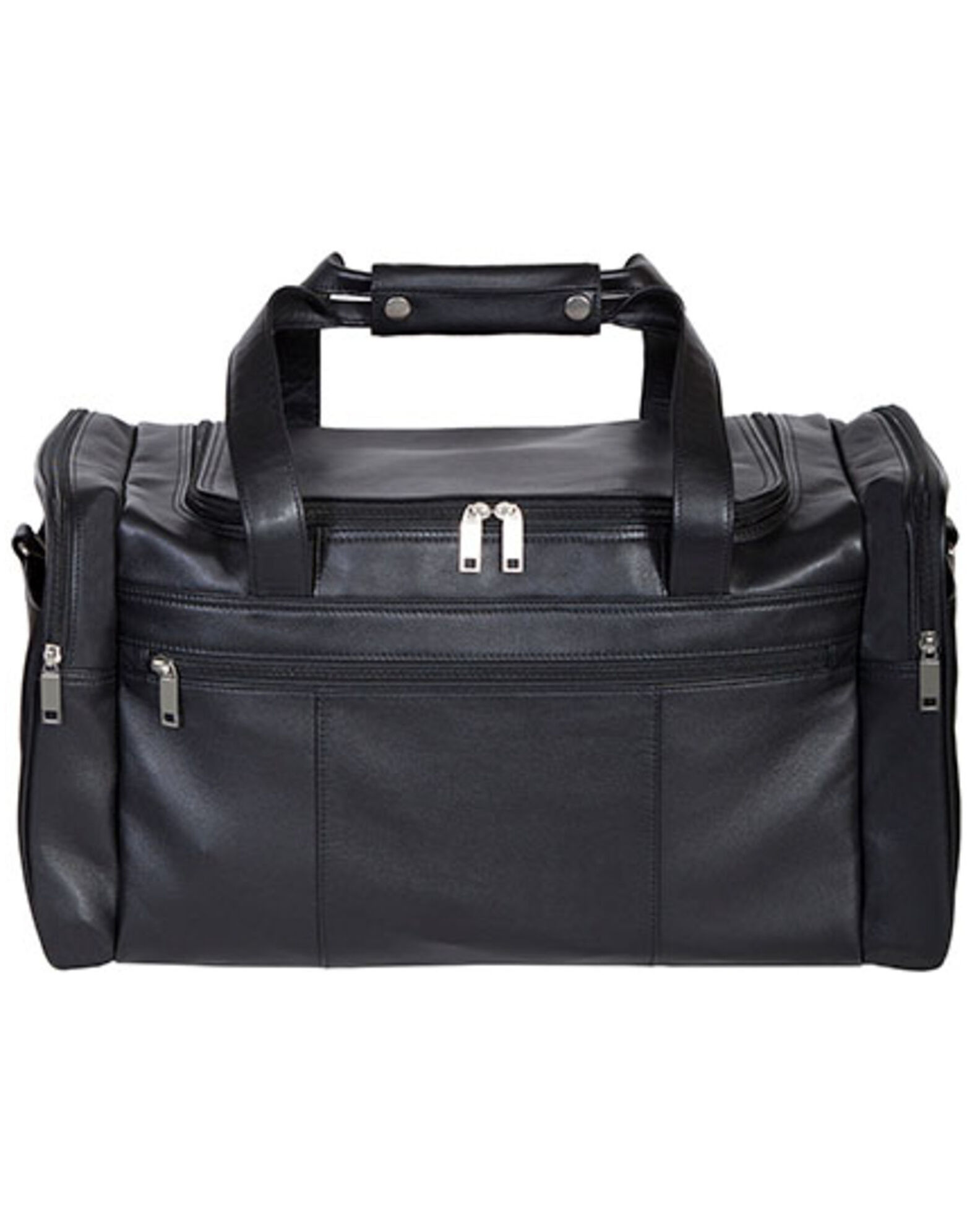 Scully Leather Carry-On Travel Bag, Black