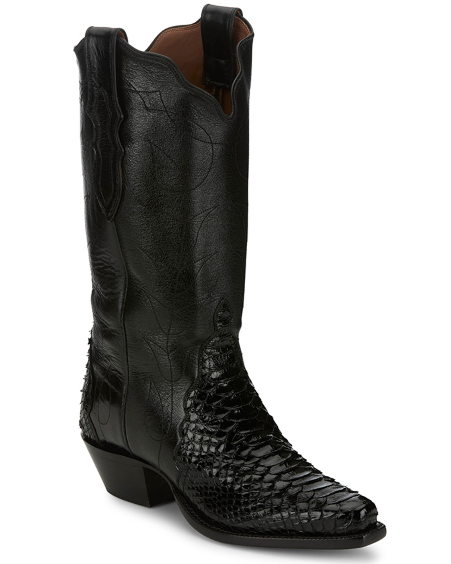 Tony Lama Women's Boot Barn Exclusive Tri-Ad Exotic Python Western ...