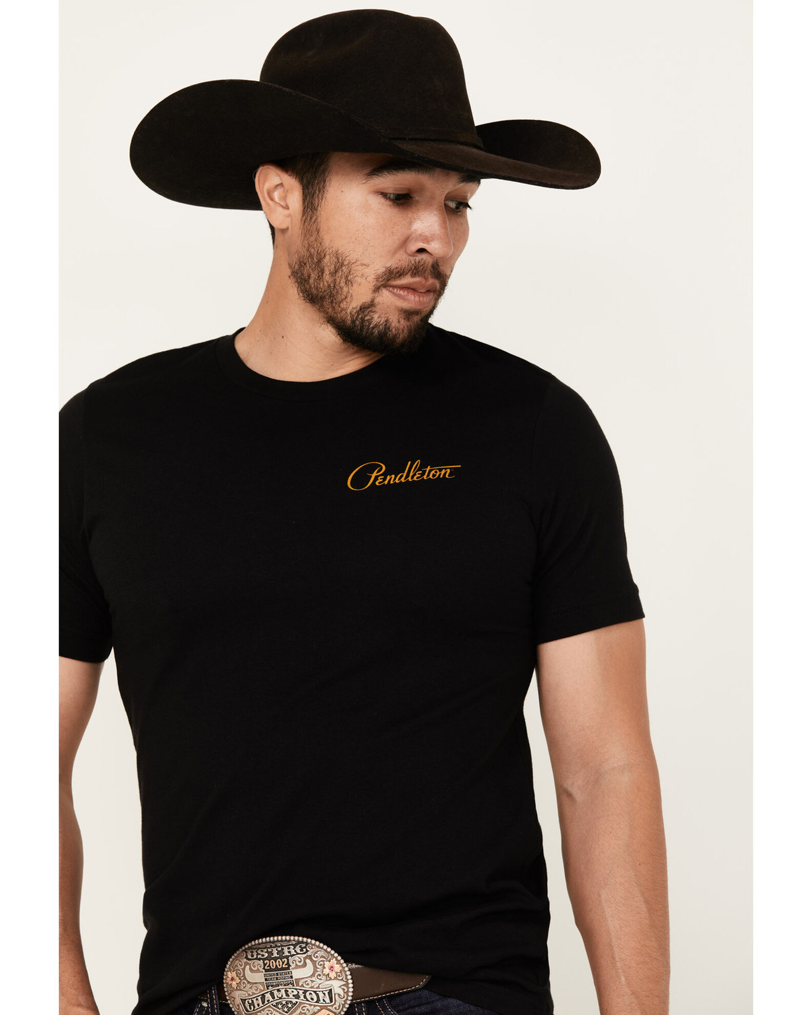 Pendleton Men's Boot Barn Exclusive Bison Harding Logo Short Sleeve ...