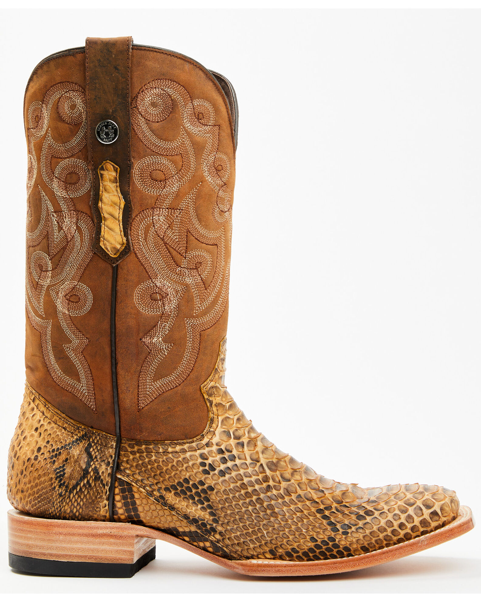 Tanner Mark Men's Bandera Western Boots - Square Toe, Honey