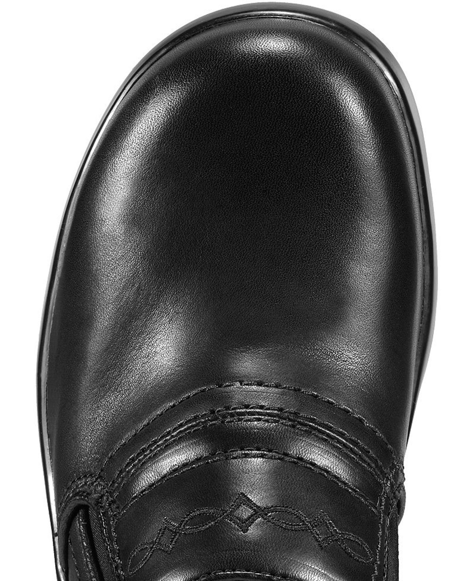 Ariat Expert Safety Clog Slip-On Shoes - Composite Toe, Black