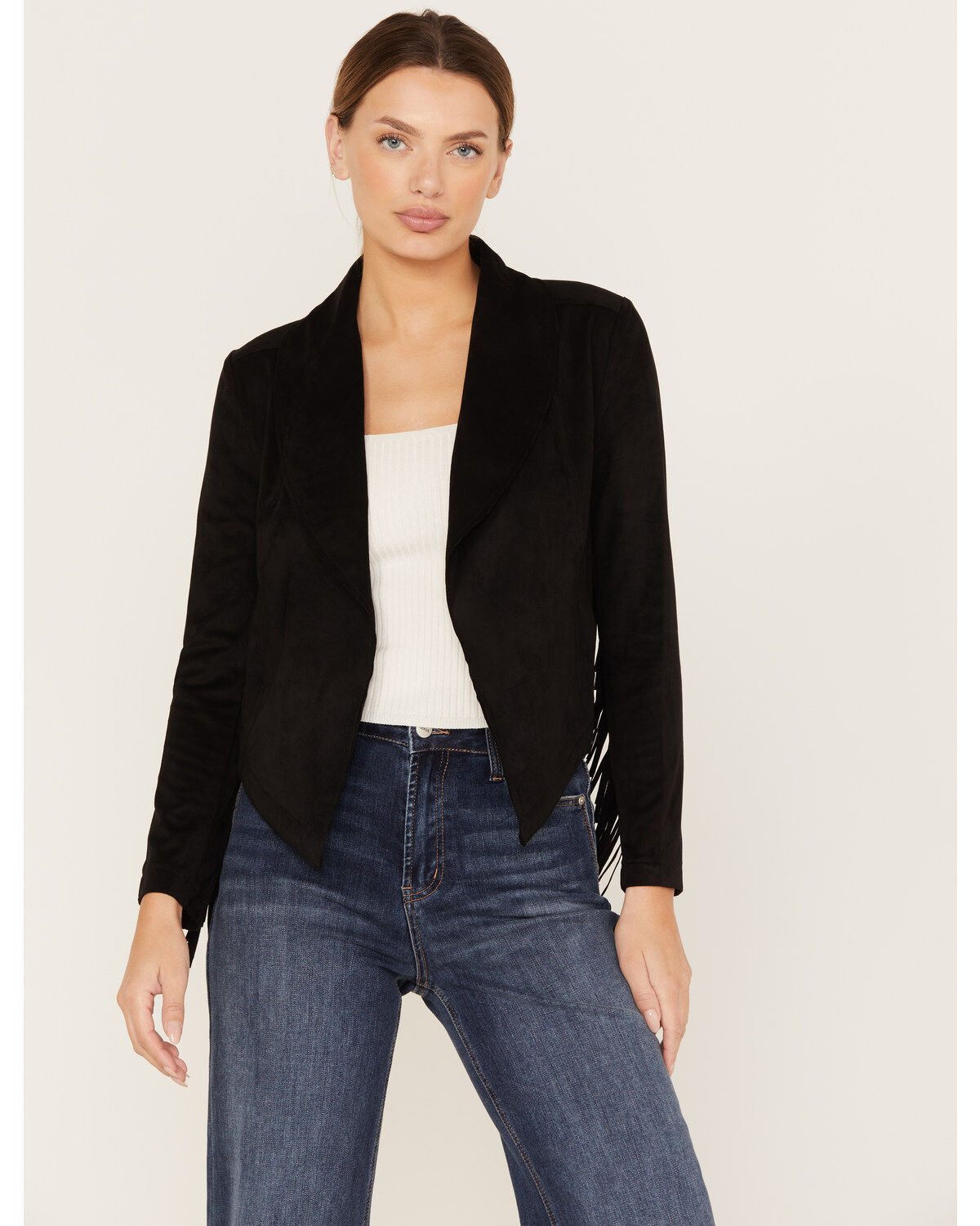 Women's Black Suede Jackets
