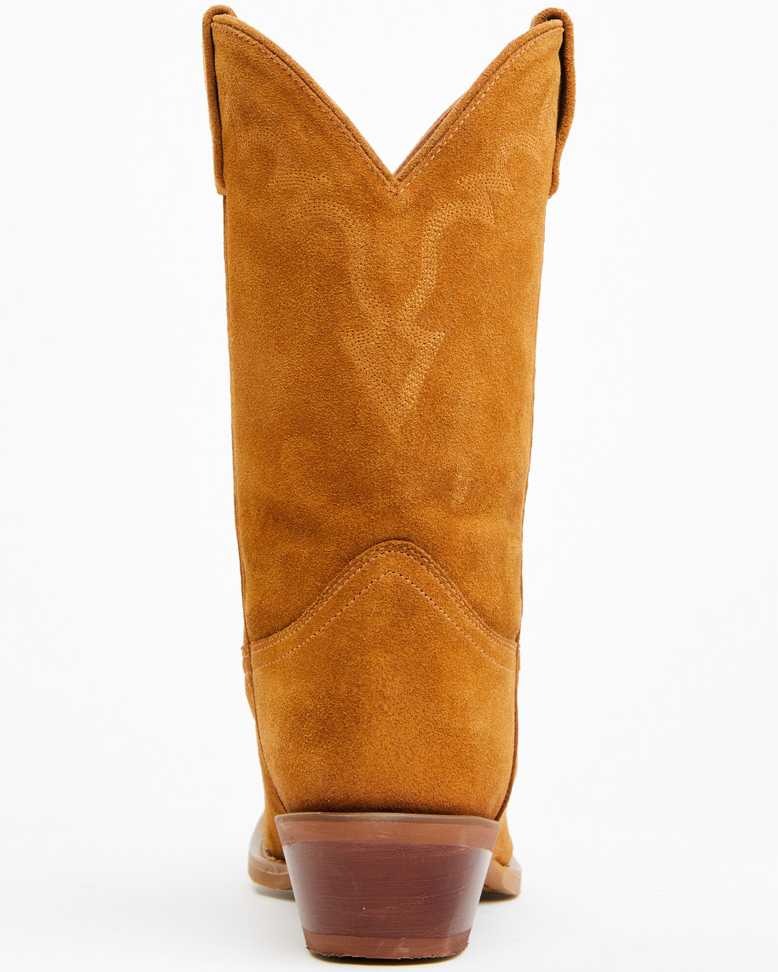 Laredo Mens Larkin Suede Water Resistant Western Boots Round Toe Honey