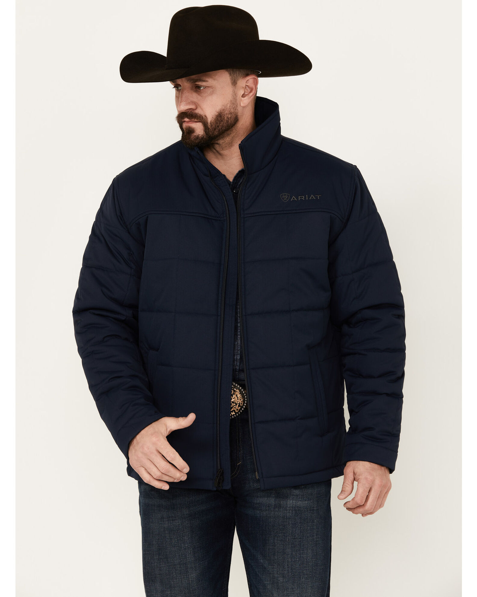 Ariat Mens Crius Solid Insulated Jacket Navy