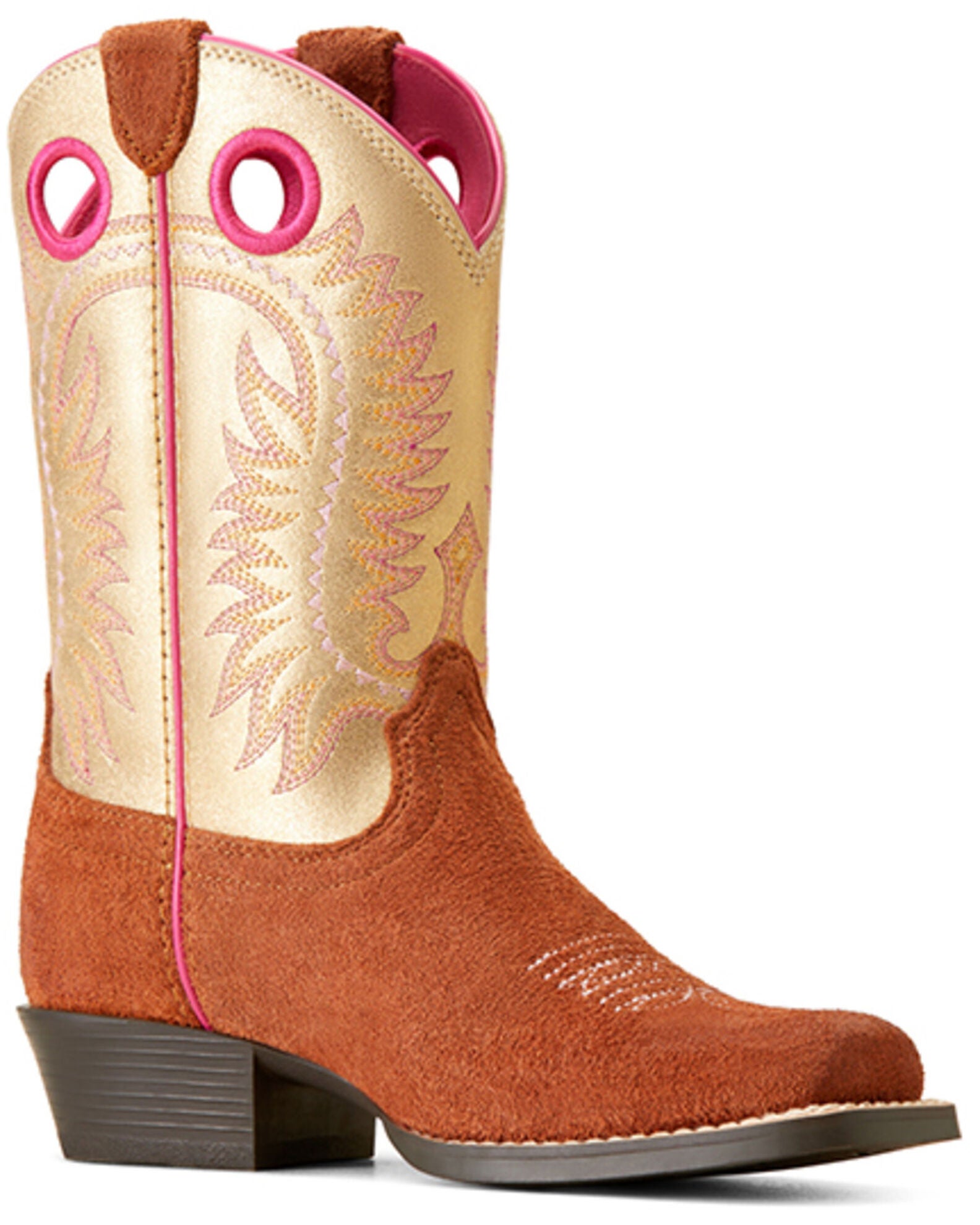 Product Name: Ariat Girls' Derby Monroe Western Boots - Square Toe