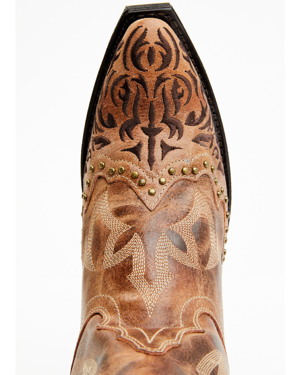 Laredo Women's Braylynn Studded Leather Western Performance Boots ...