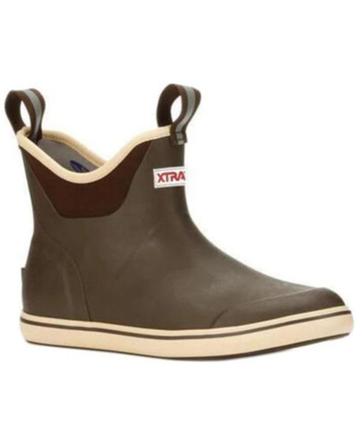 Xtratuf Women's 6" Ankle Deck Boots - Round Toe , Brown, hi-res