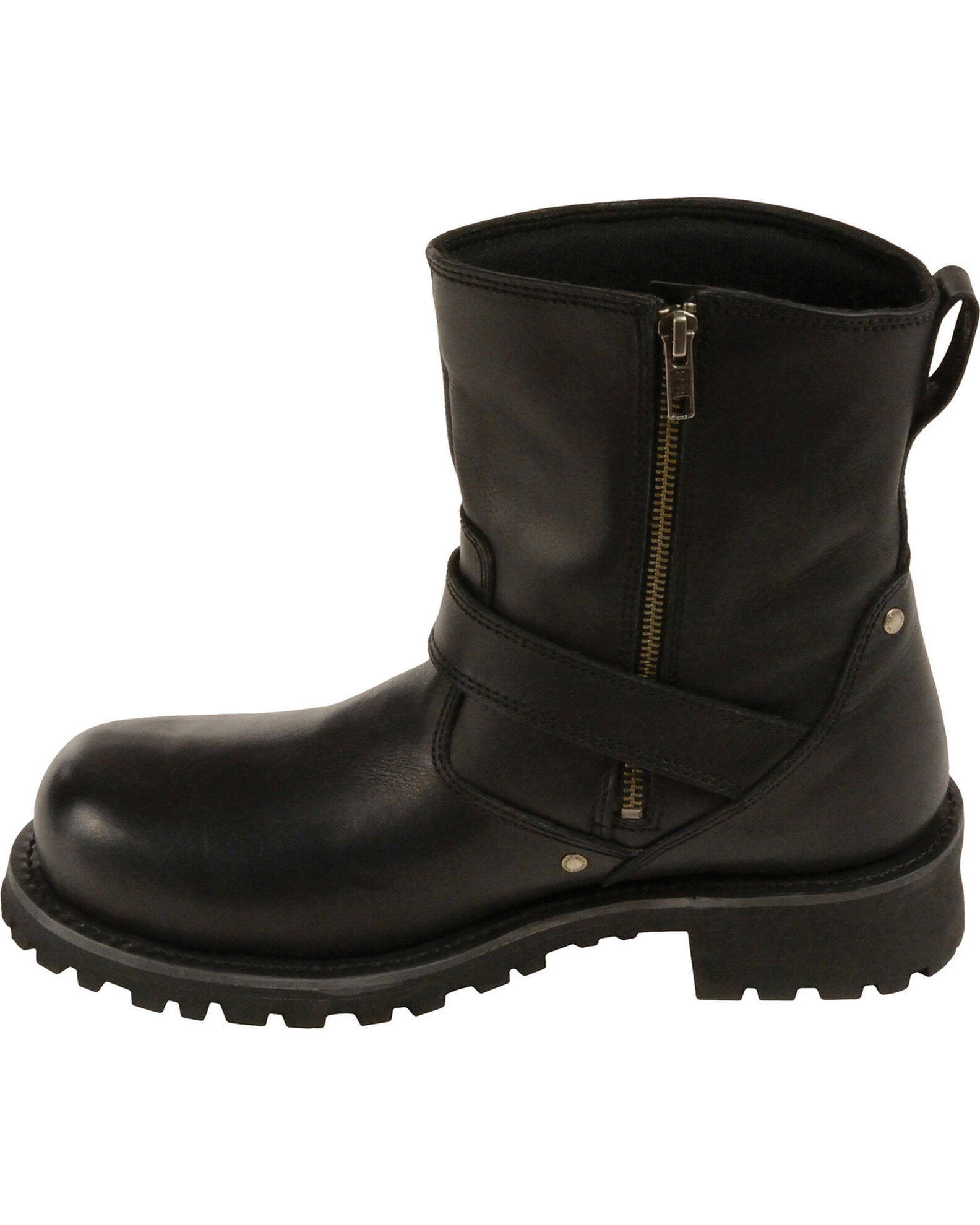 Milwaukee Leather Men's 6" Classic Engineer Boots - Round Toe | Boot Barn
