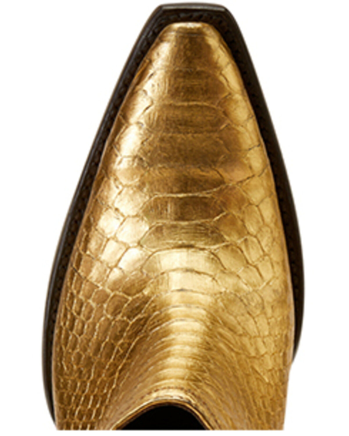 Ariat Women's Exotic Python Dixon Western Booties - Snip Toe, Yellow