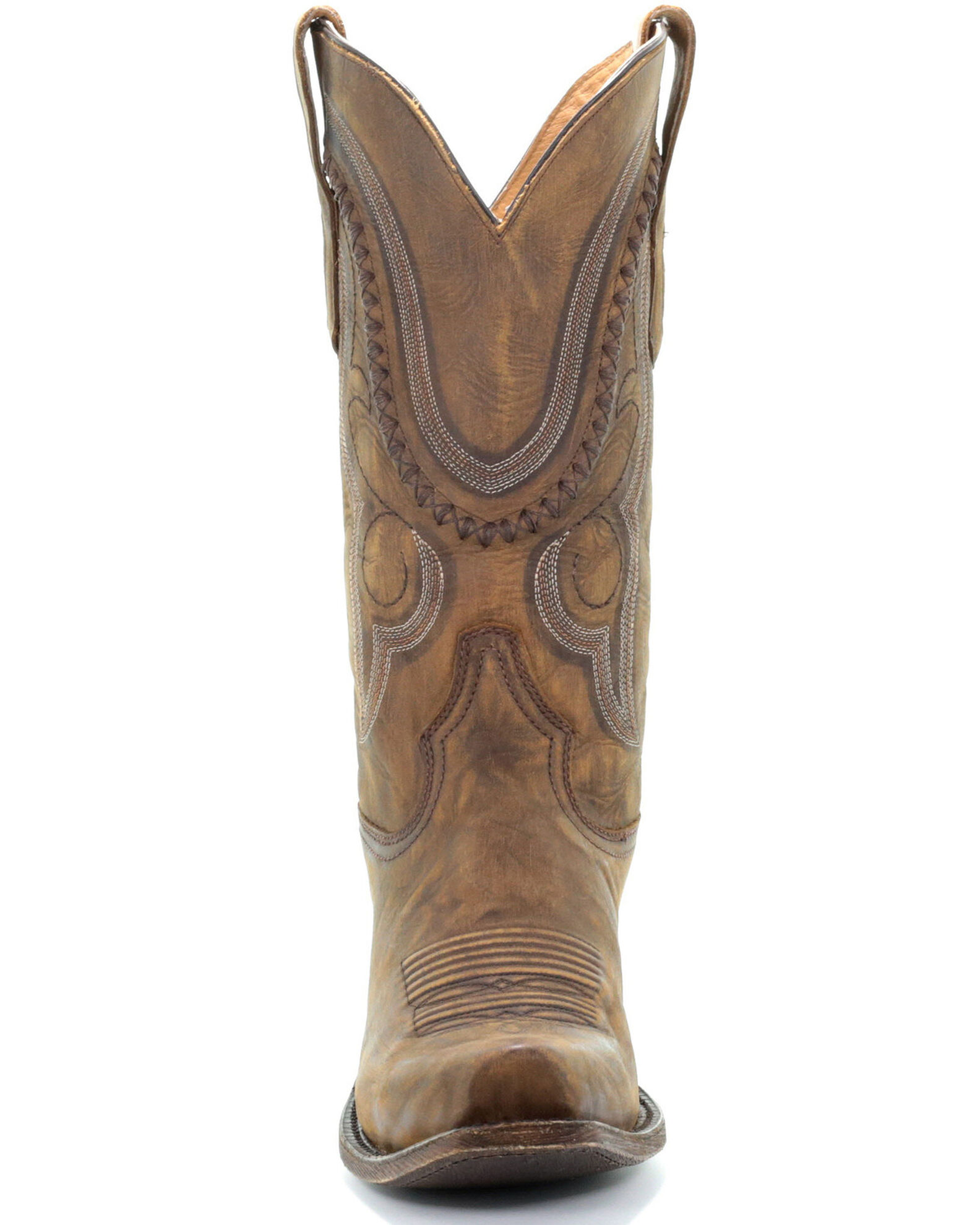 Corral Mens Jeb Western Boots Snip Toe Gold