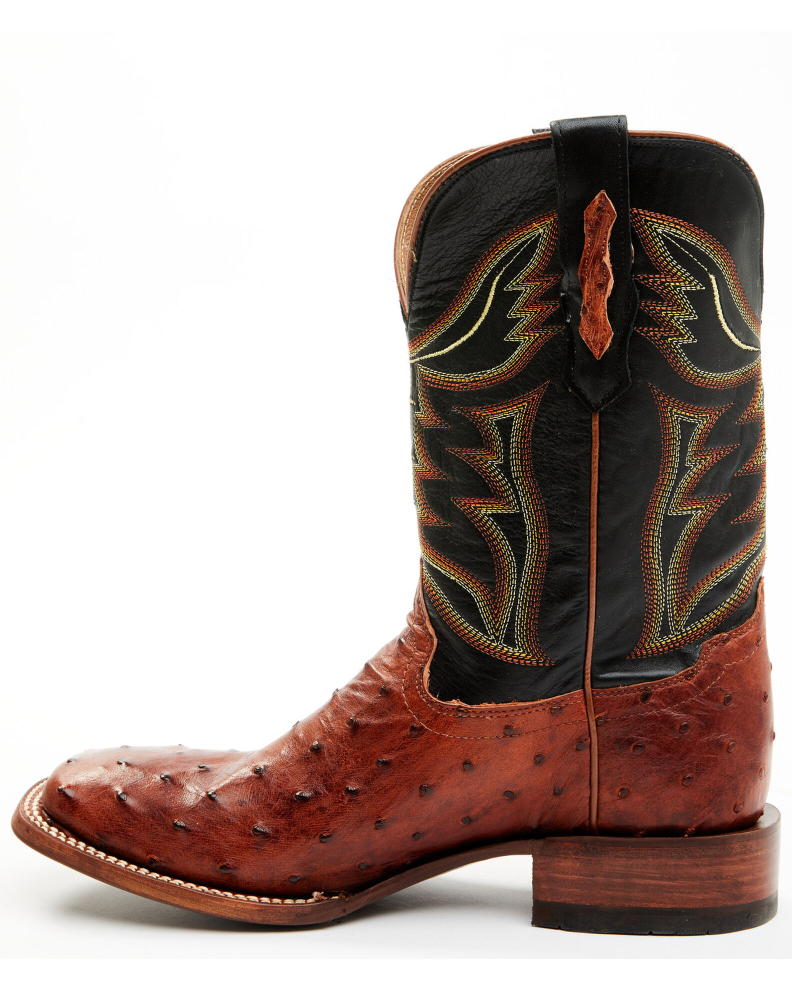 Cody James Men's Exotic Full-Quill Ostrich Western Boots - Broad Square ...