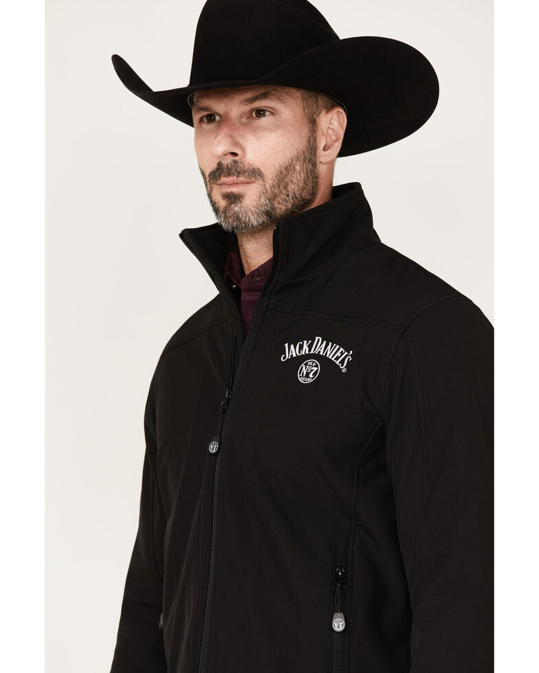 Jack Daniel's Men's Zip-Up Soft Shell Logo Jacket | Boot Barn