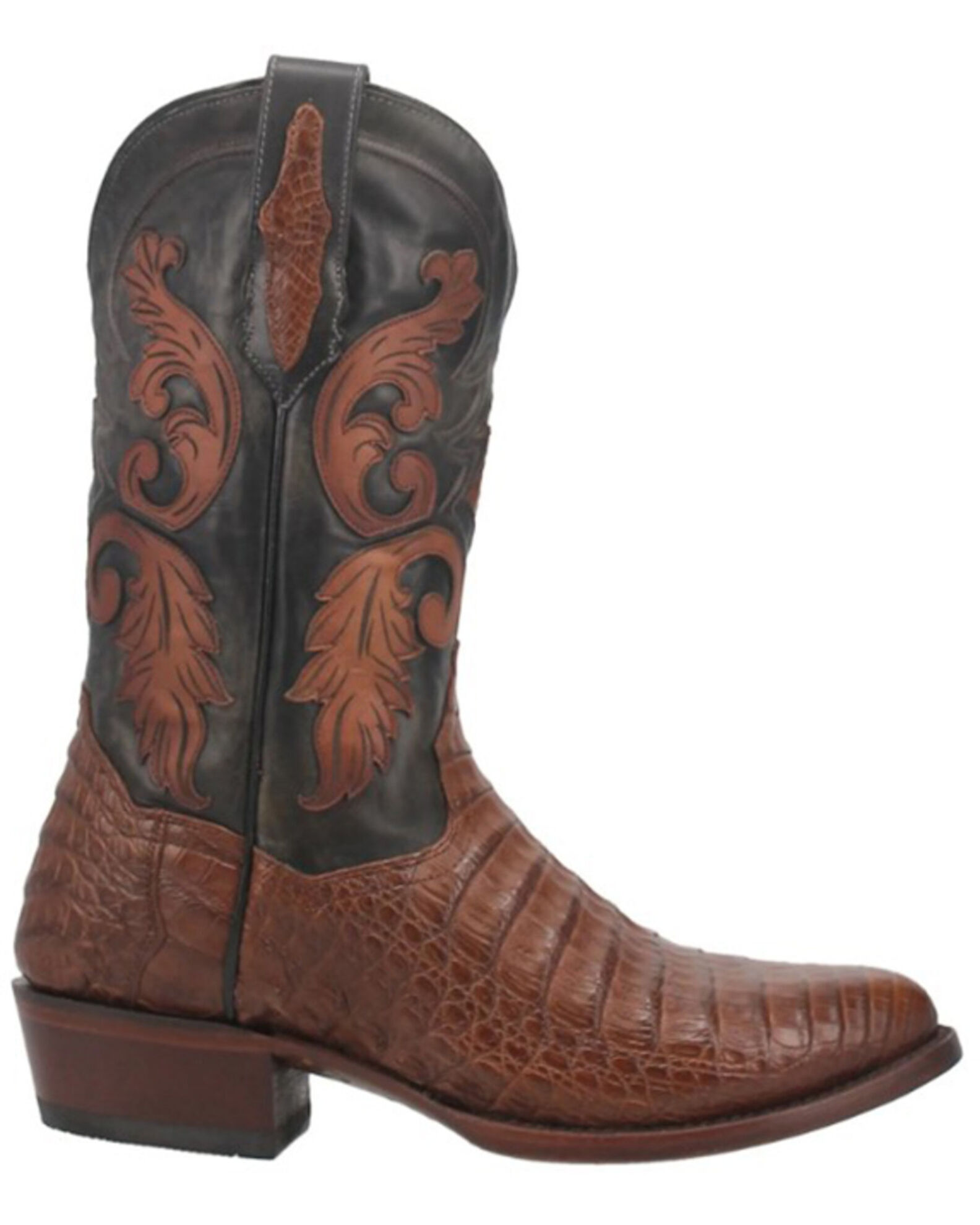 Dan Post Men's Socrates Caiman Exotic Western Boots - Round Toe, Medium ...