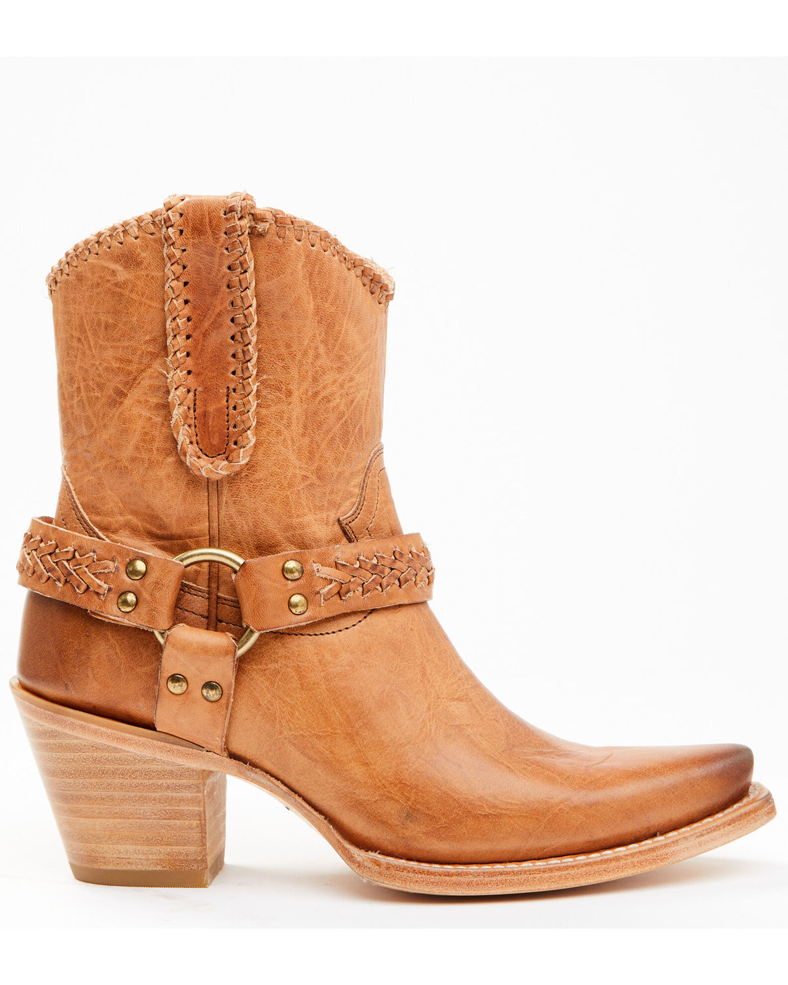 Cleo Wolf Womens Willow Fashion Booties Snip Toe Tan