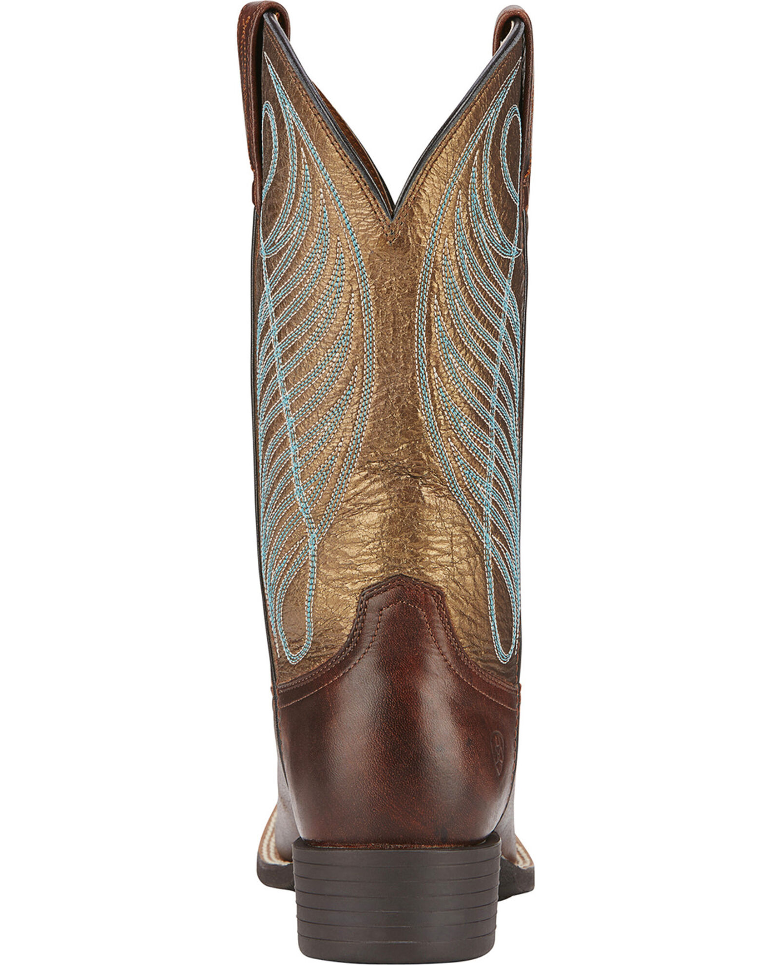 Ariat Women's Round Up Western Boots - Broad Square Toe, Dark Brown