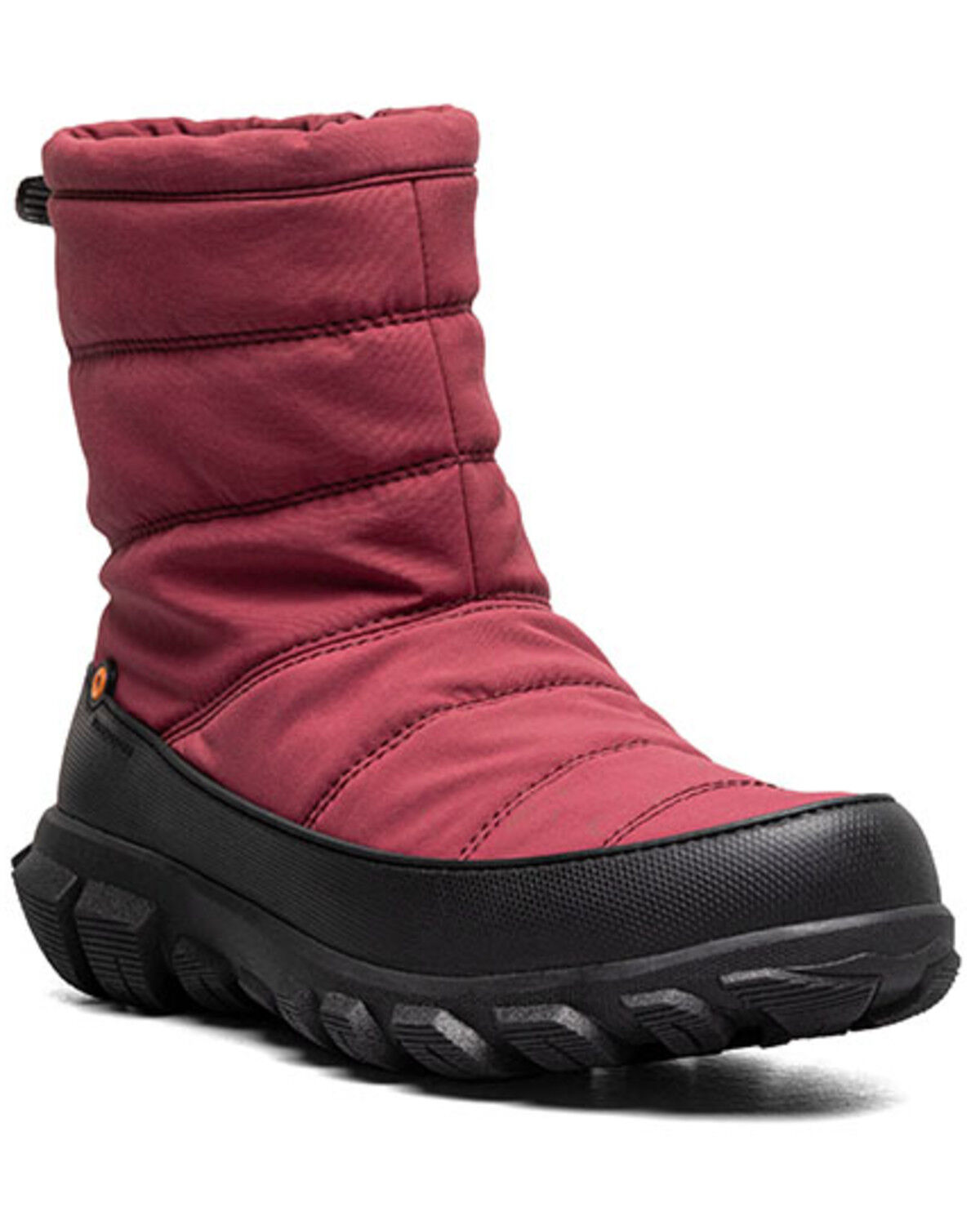 Image #1 - Bogs Women's Cedar Quilt Waterproof Boots - Round Toe, Red ...