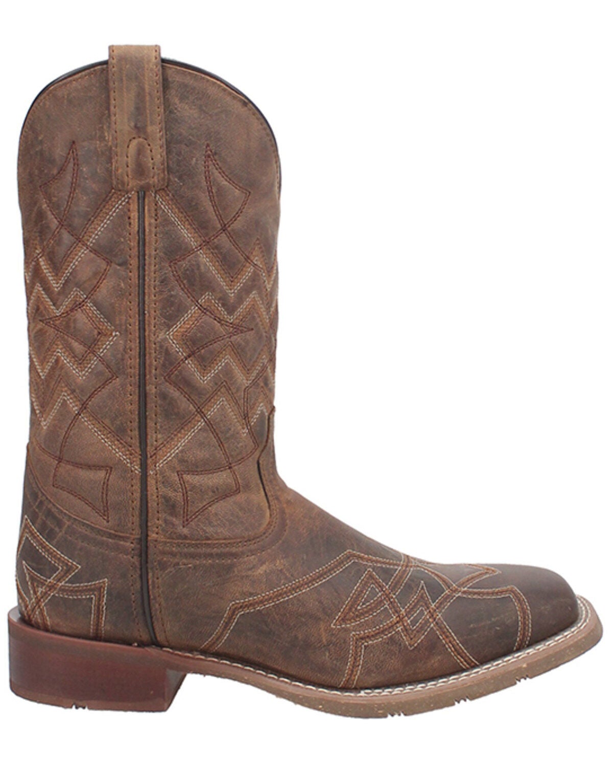 Laredo Men's Chauncy Western Boots - Broad Square Toe, Taupe