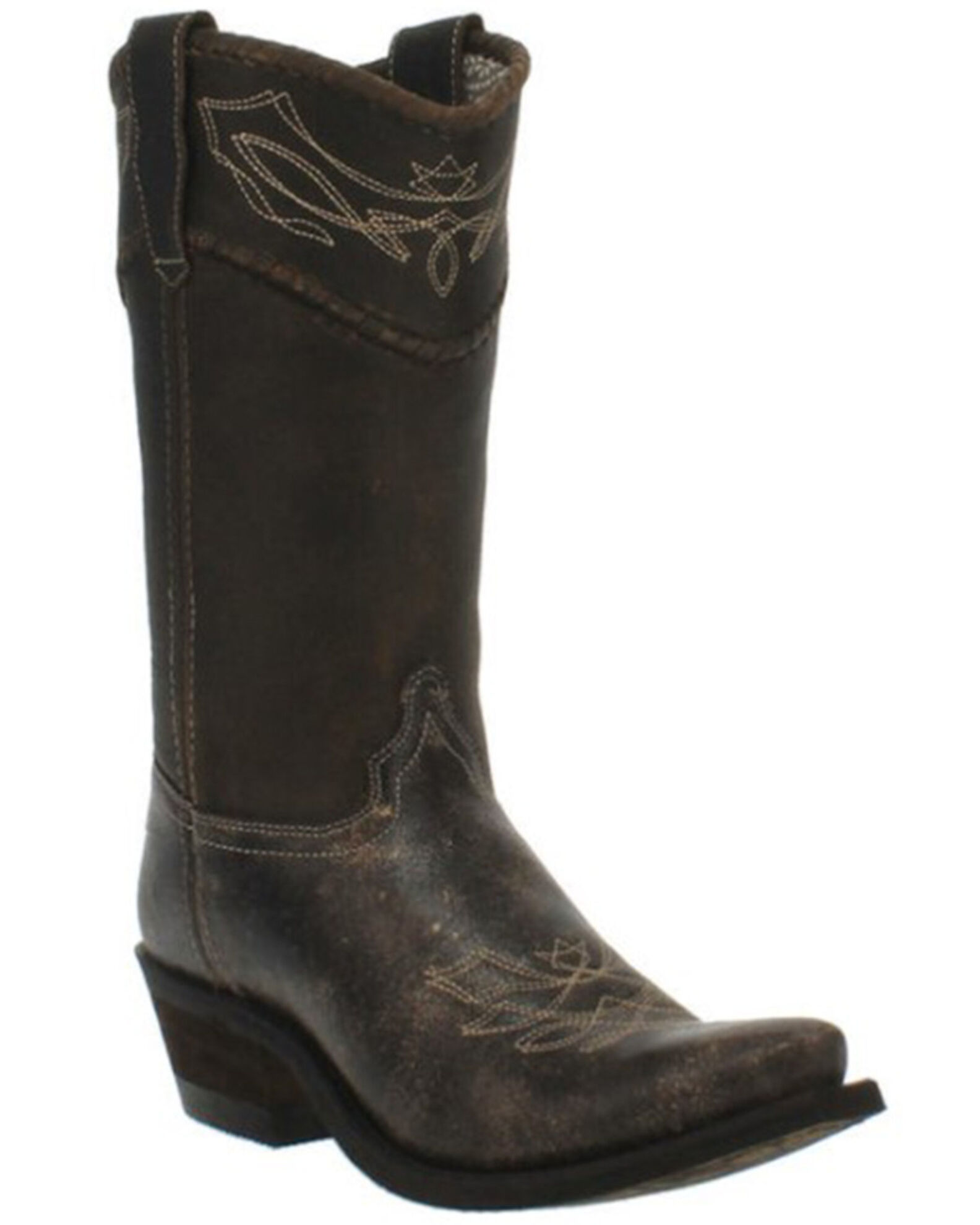 Laredo Women's Vintage Misty Distressed Leather Western Boot - Snip Toe ...