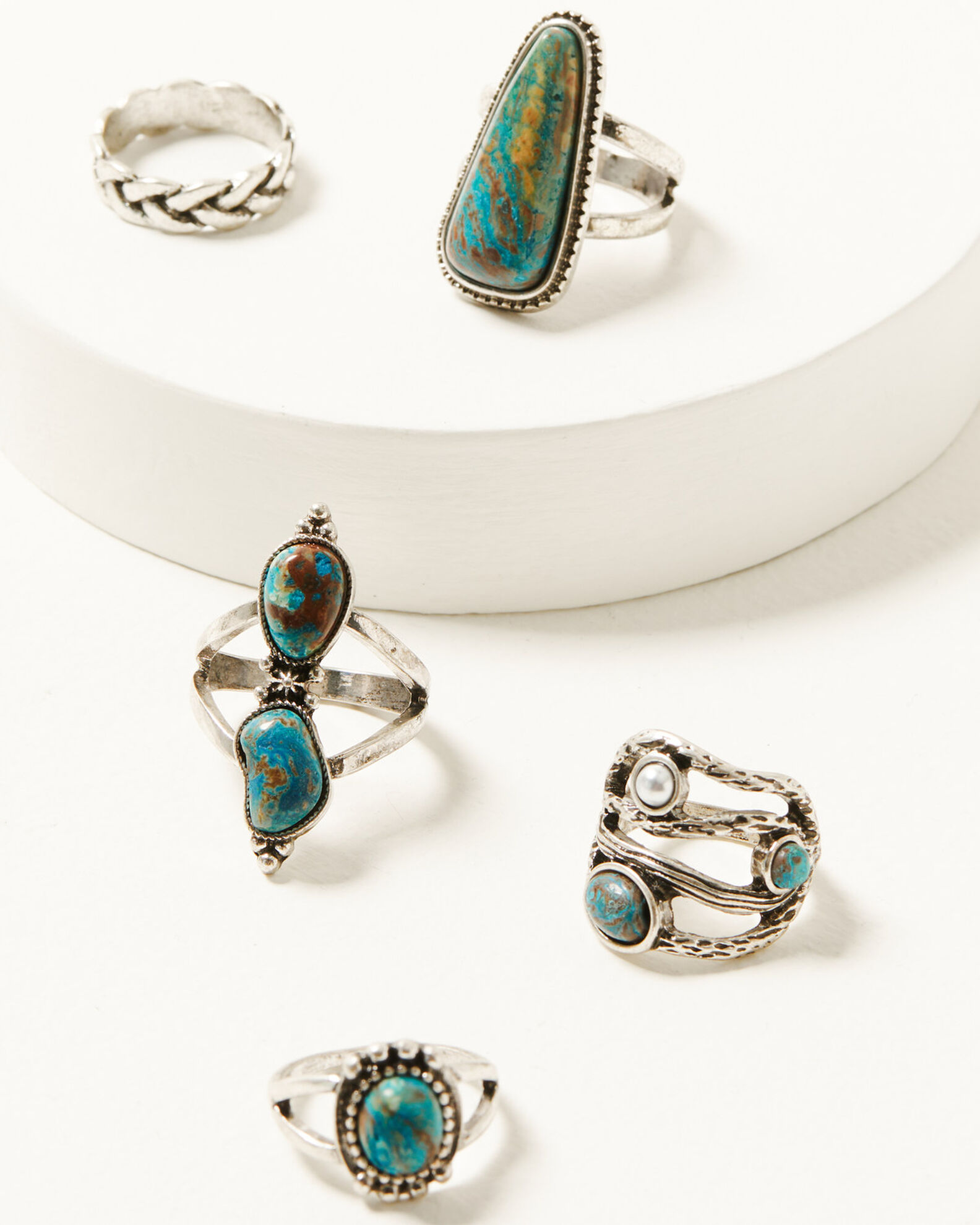 Product Name: Shyanne Women's Gemma Ring Set - 5 Piece