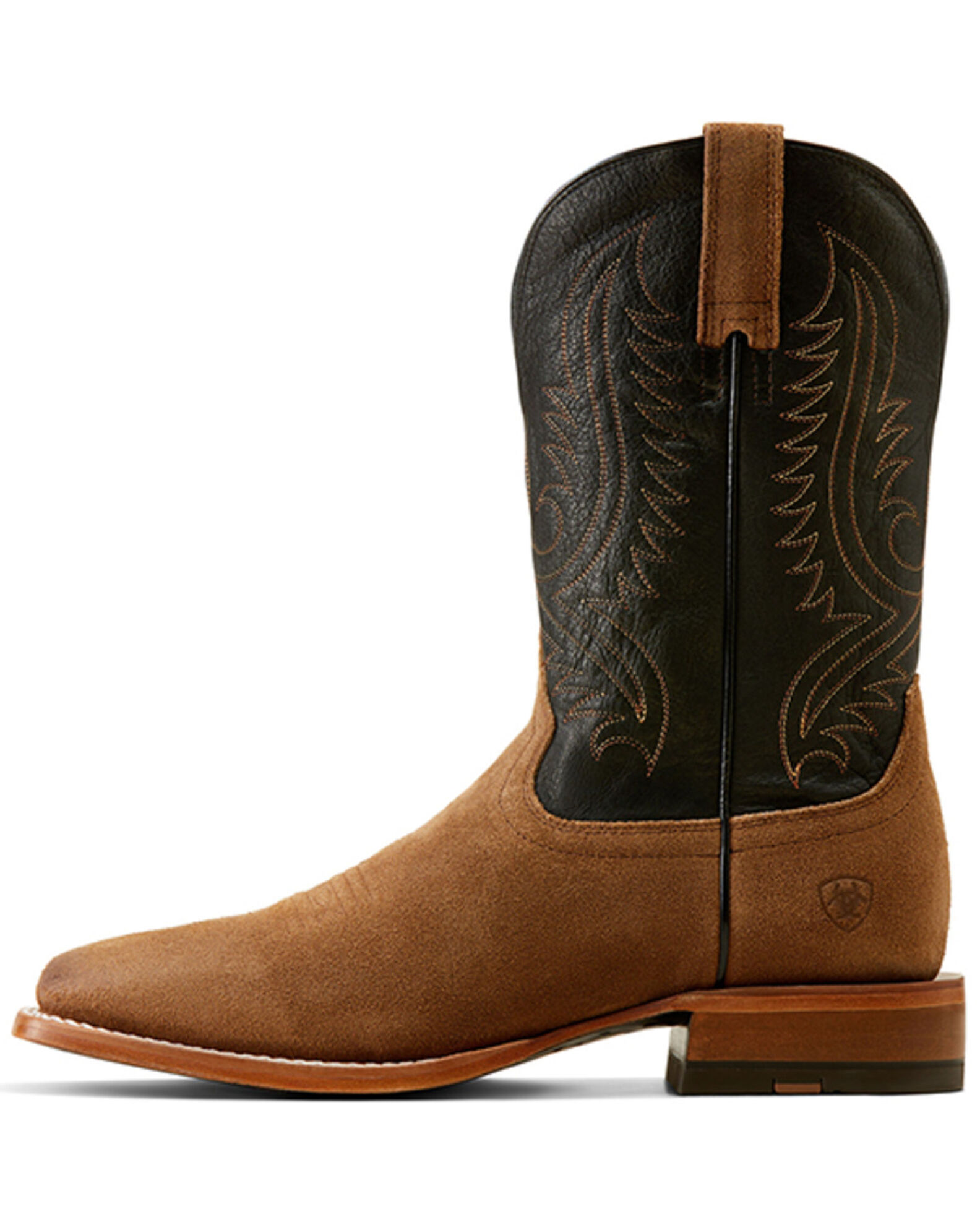 Ariat Men's Circuit Paxton Suede Western Boots - Broad Square Toe, Brown