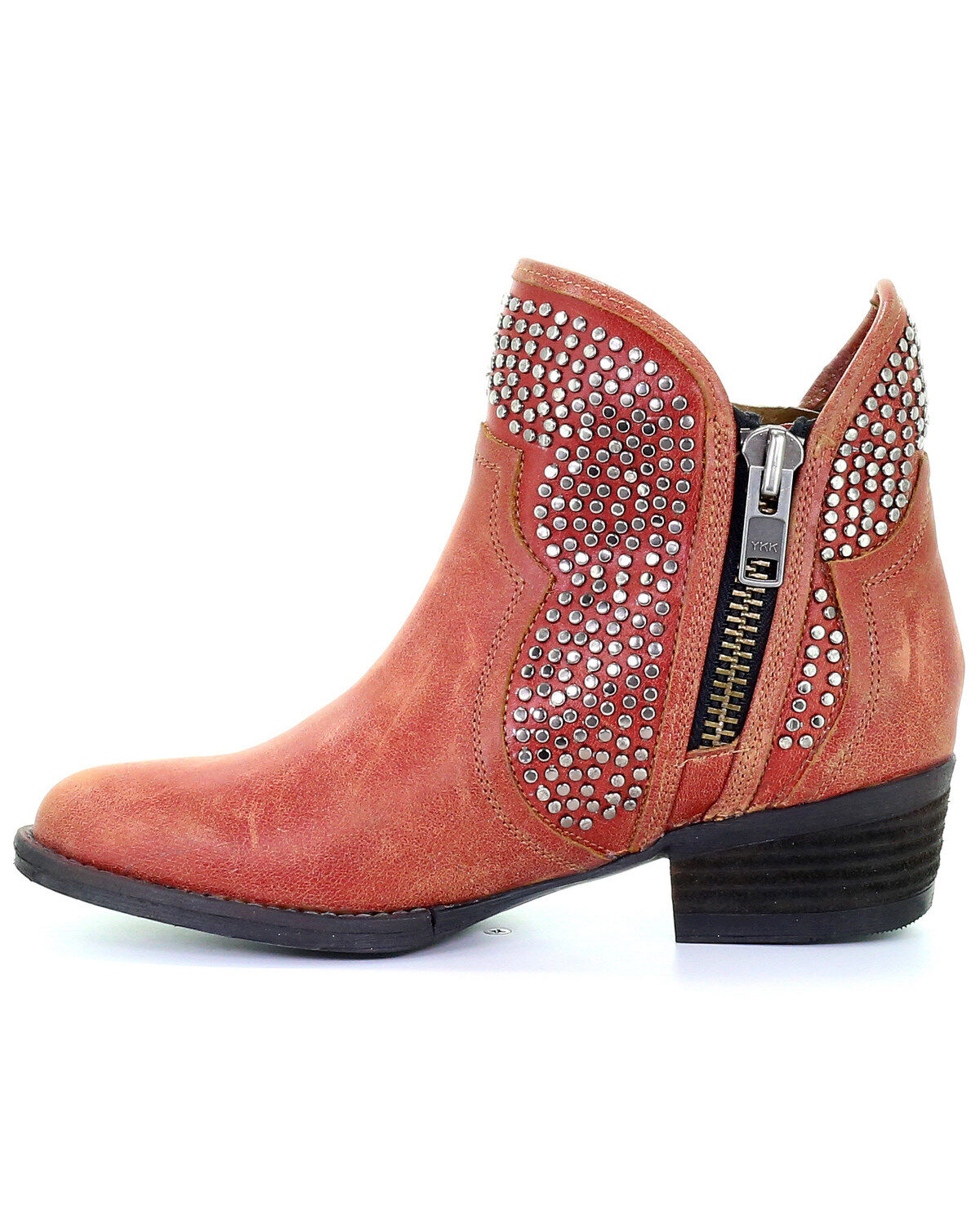 Circle G Women's Studded Booties - Round Toe | Boot Barn