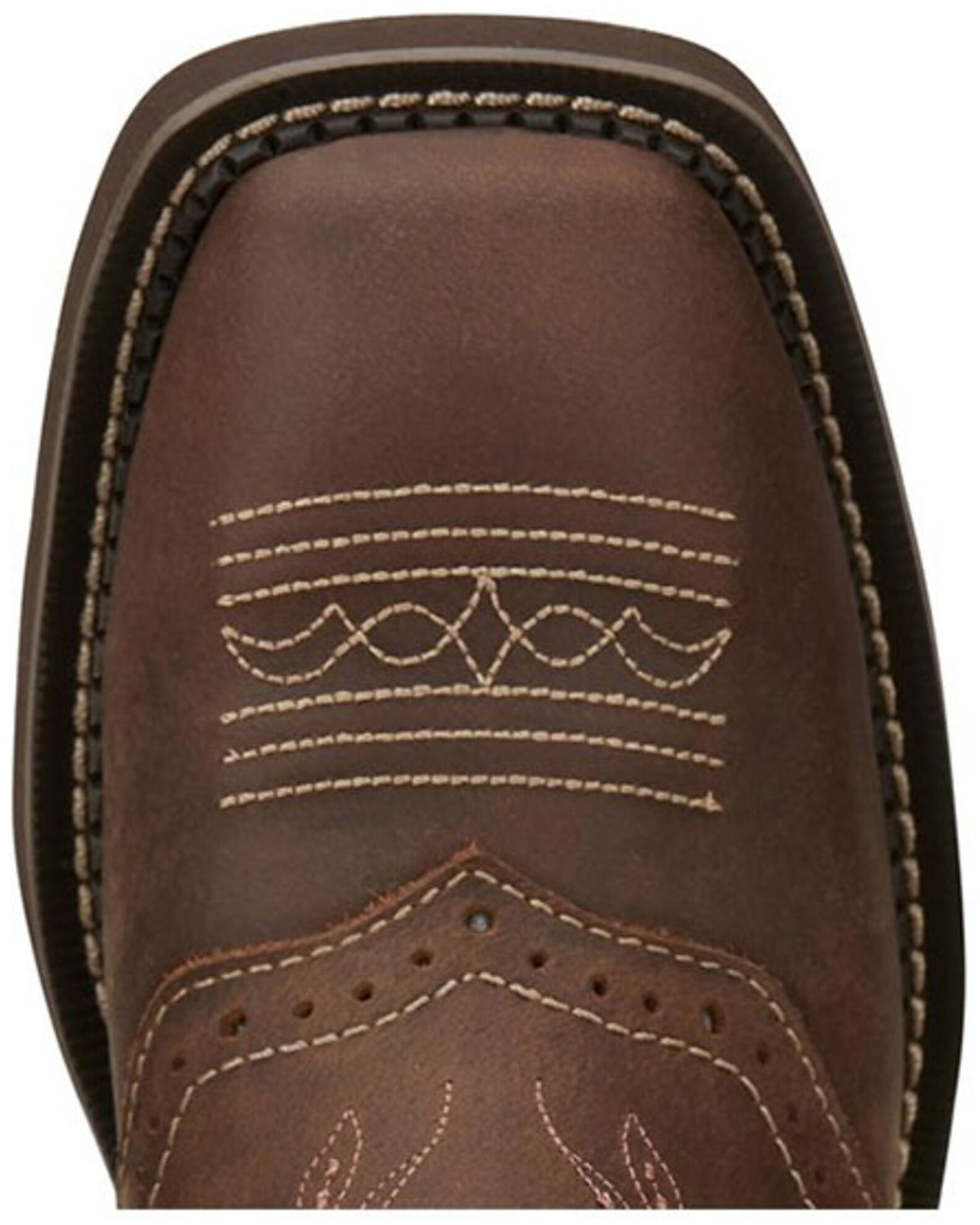 Justin Womens Starlina Western Boots Broad Square Toe Brown
