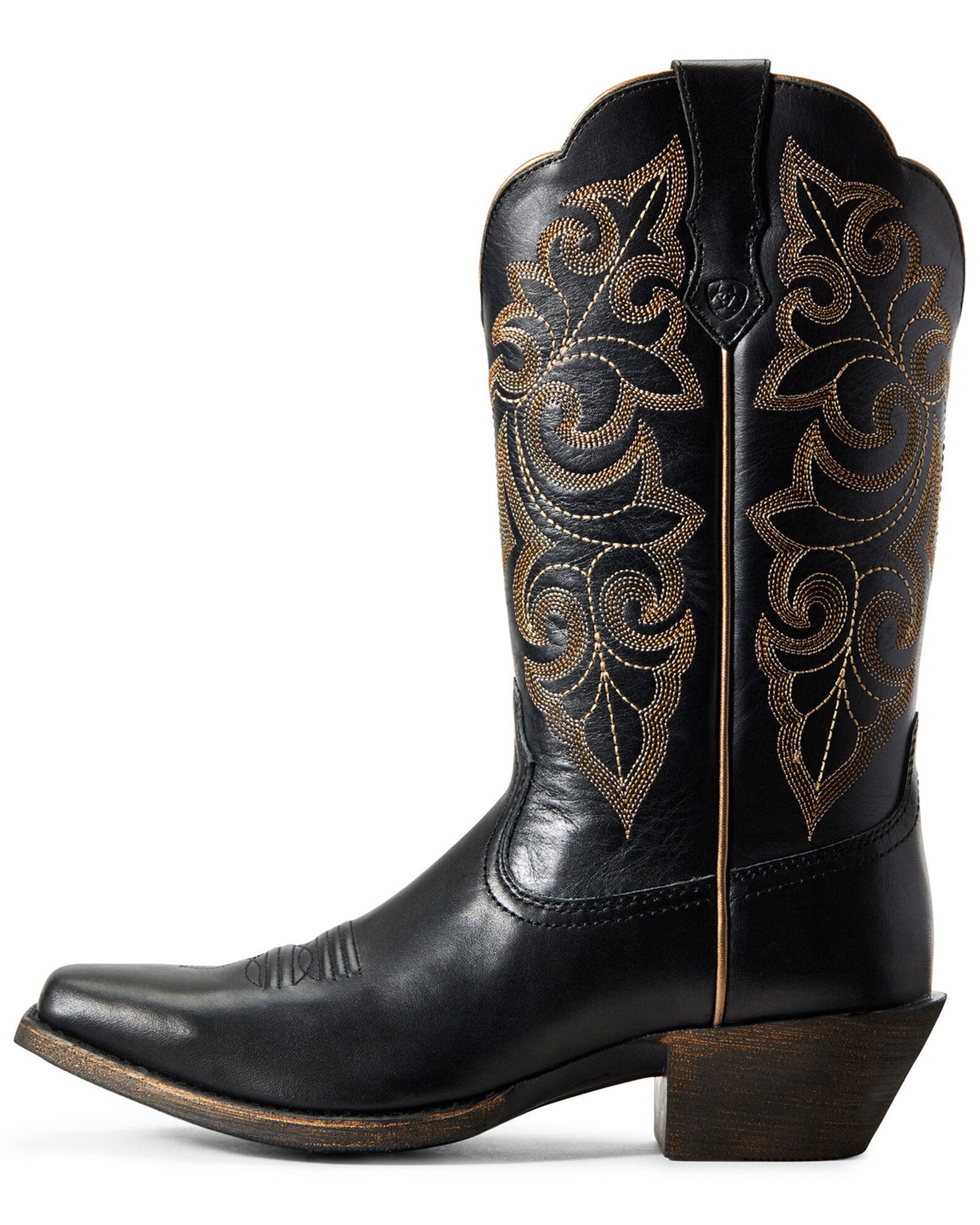 Ariat Womens Round Up Western Performance Boots Square Toe Black