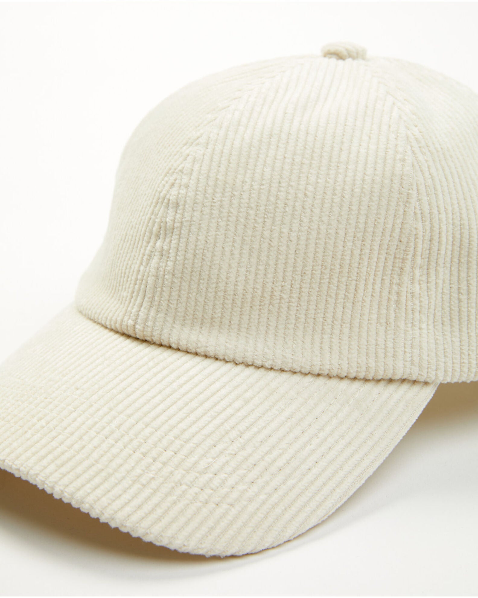 Cleo + Wolf Women's Solid Corduroy Ball Cap, Ivory