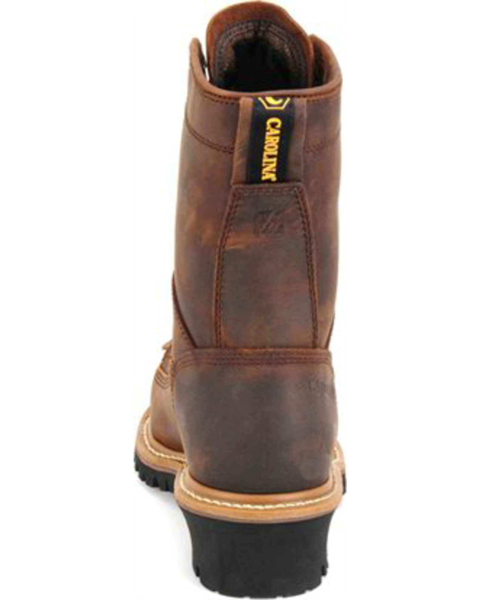 Carolina Men's Logger 8" Steel Toe Work Boots, Brown