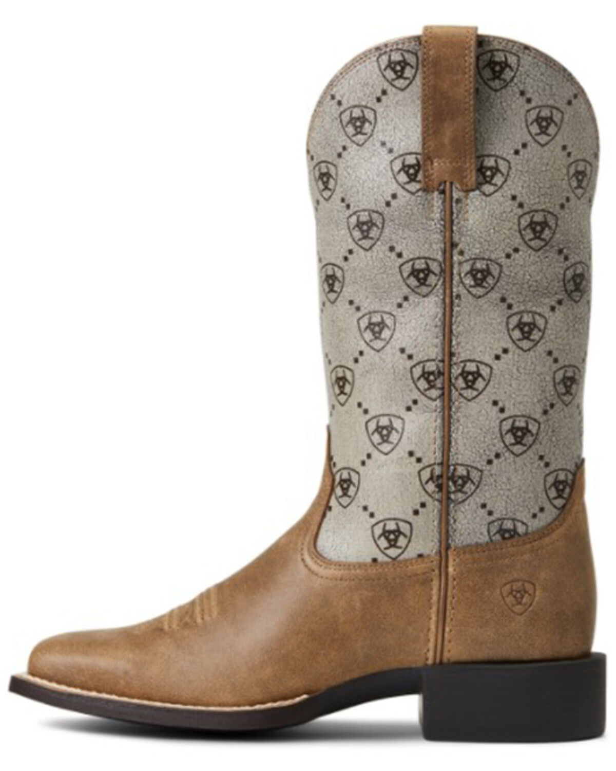 Ariat Women's Round Up Western Performance Boots - Broad Square Toe, Brown
