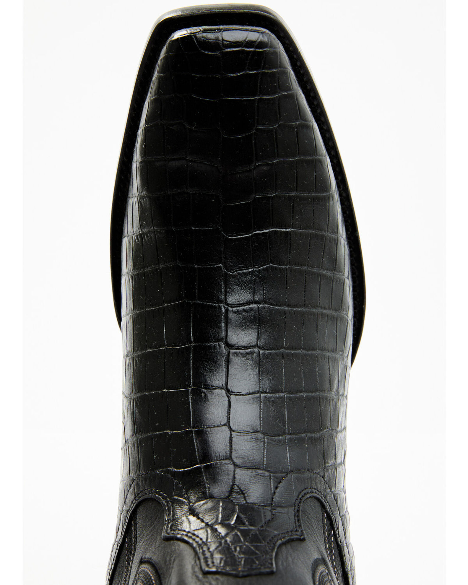 Cody James Mens Exotic Alligator Western Boots Square Toe Black