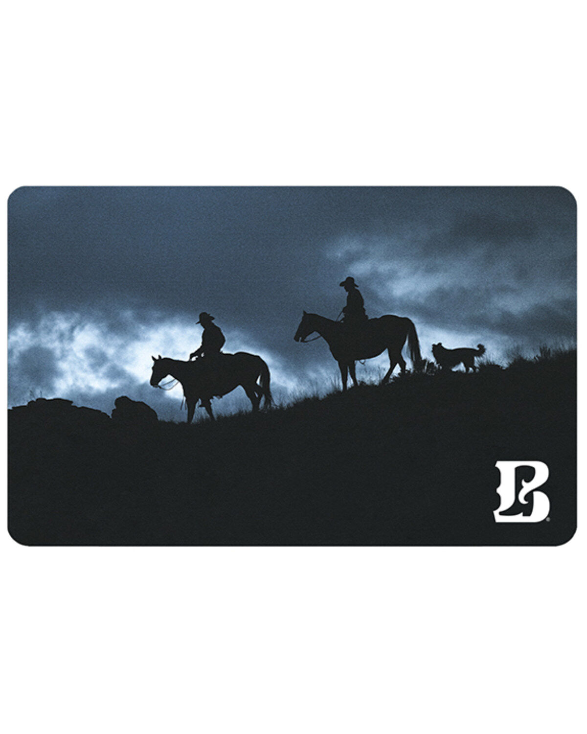 Boot Barn Cowboy Silhouette Gift Card, No Color