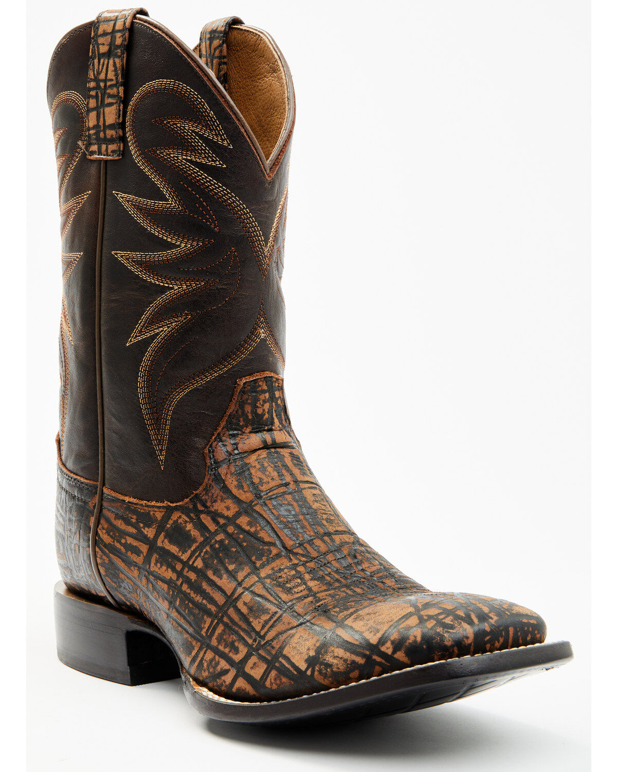 Cody James Men's McBride Western Boots - Broad Square Toe, Cognac