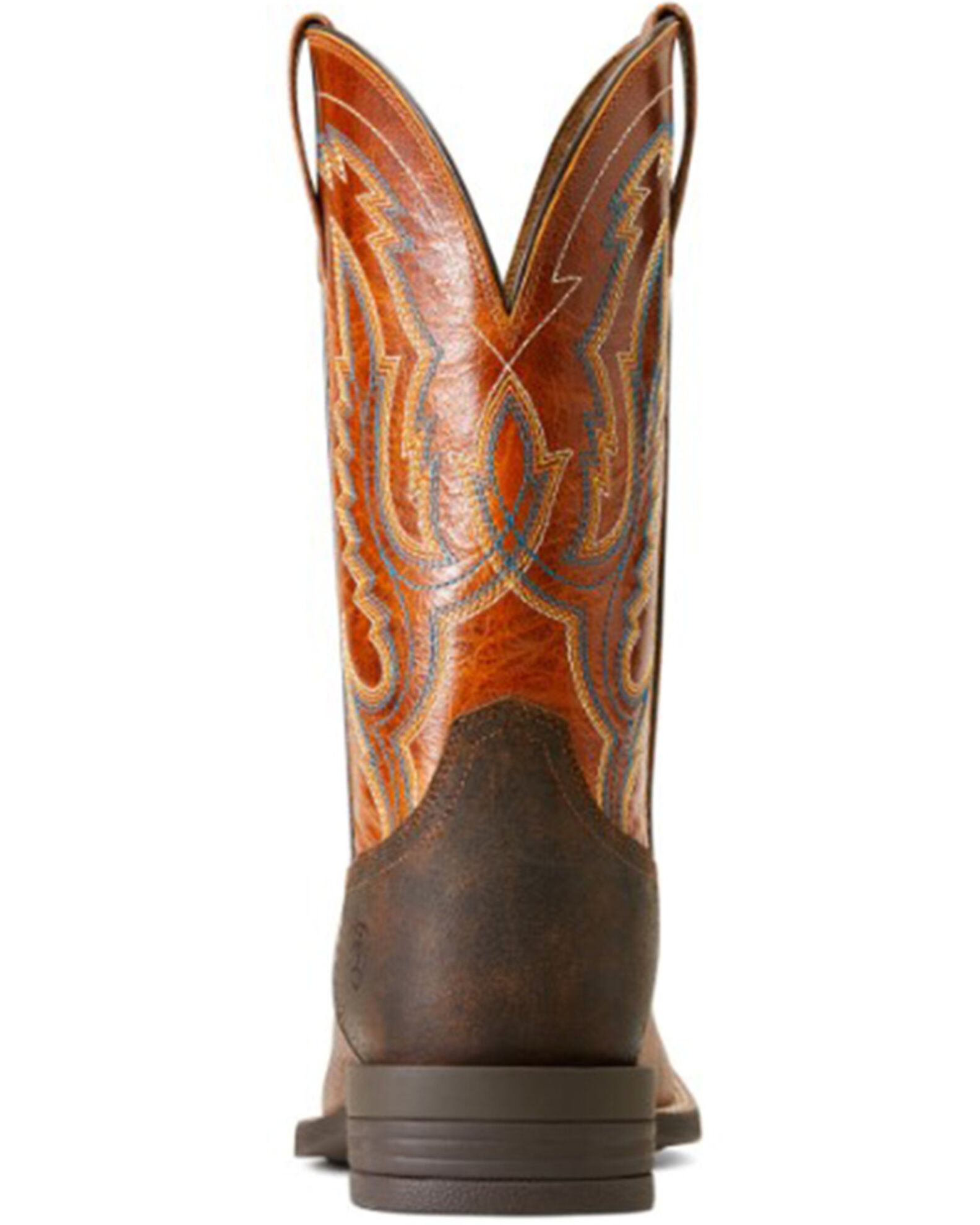 Ariat Mens Steadfast Performance Western Boots Broad Square Toe Brown
