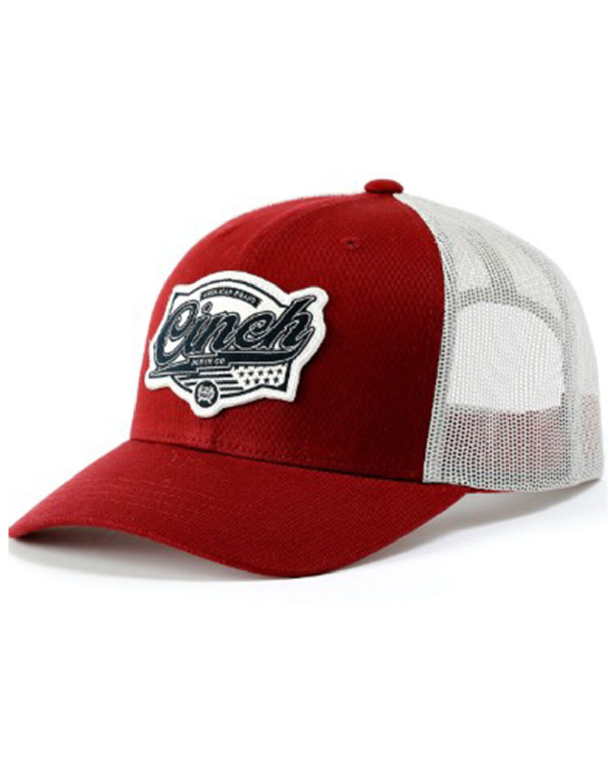 Cinch Men's Logo Trucker Cap, Red