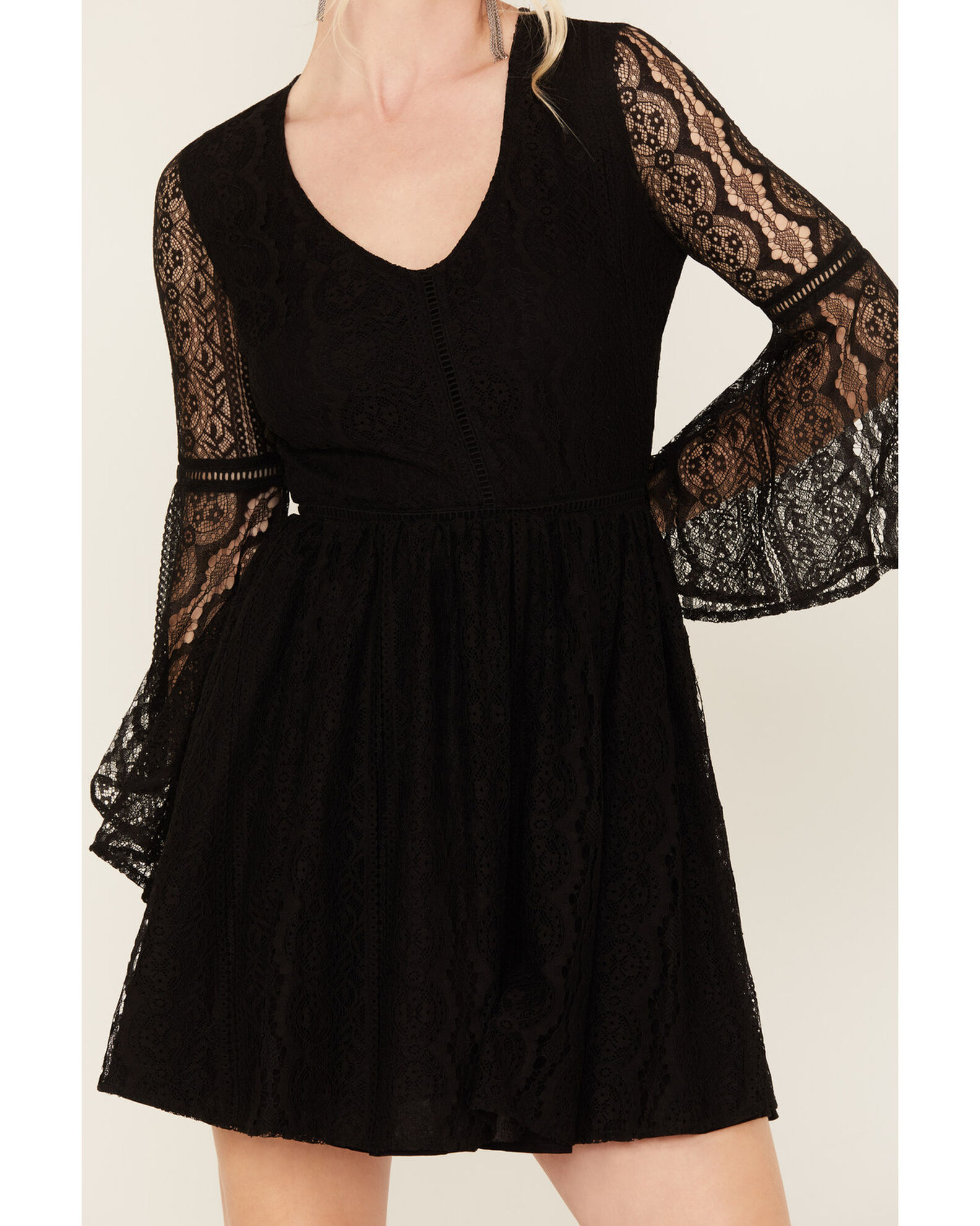 Shyanne Women's Lace Dress, Black Shyanne Women's Lace Dress, Black